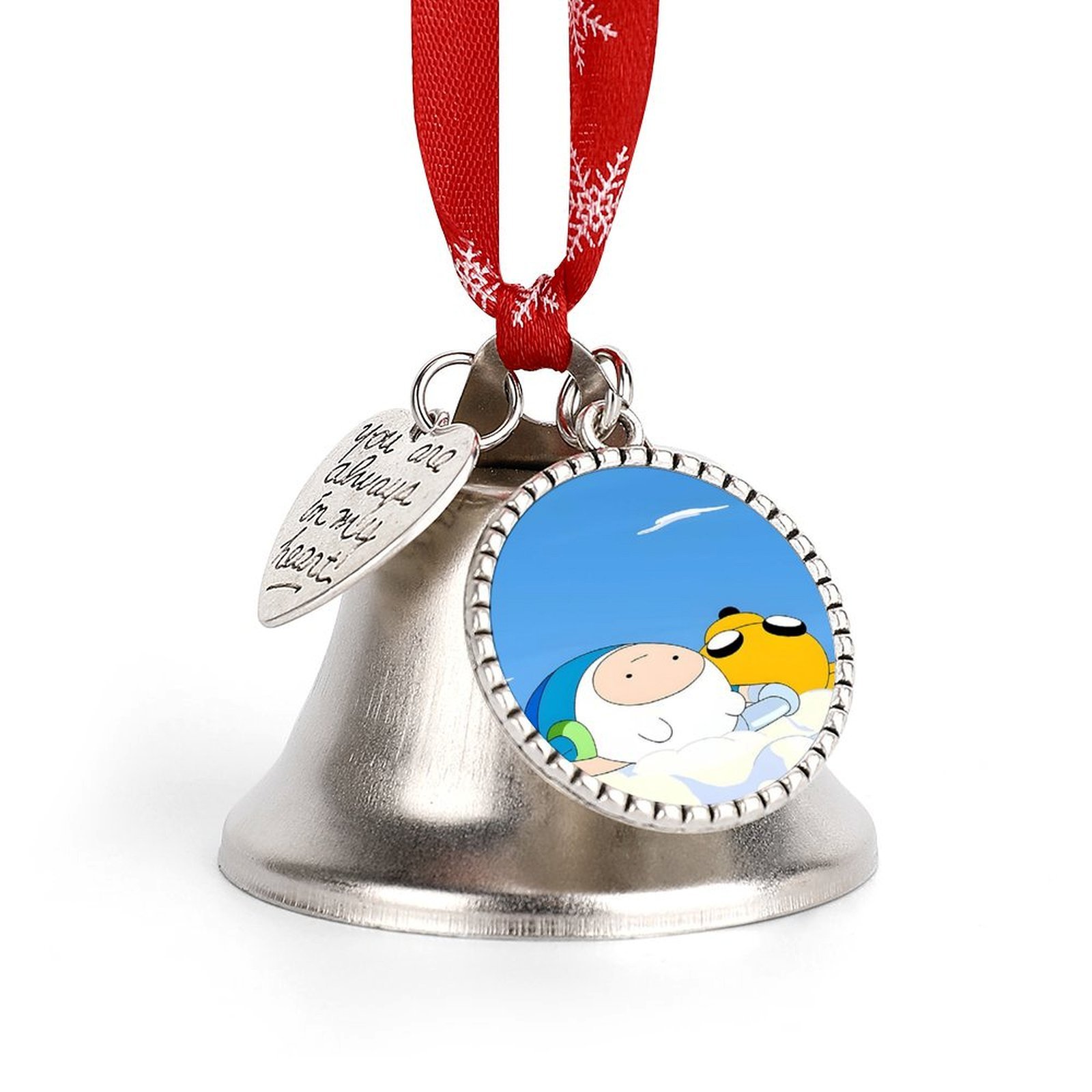 Adventure Time Jake Finn Christmas Bell Ornament Xmas Decor Jingling ...