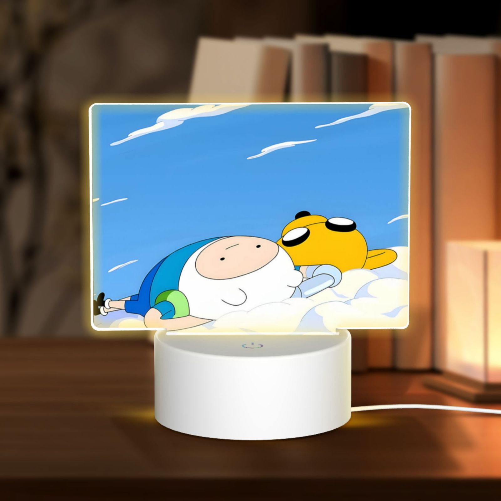 Adventure Time Jake Finn Rectangular Acrylic Night Light Adjustable 3 ...