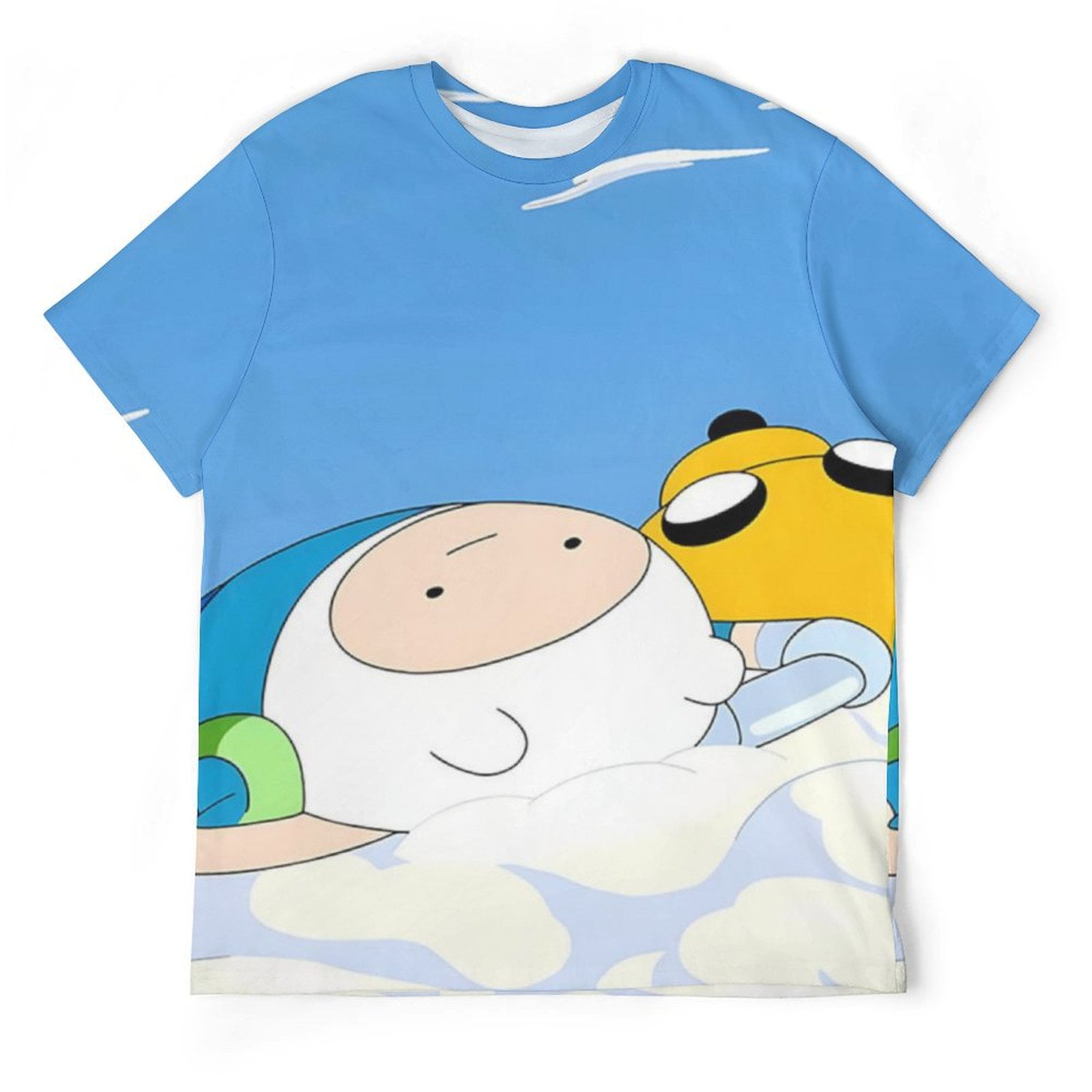 Adventure Time Jake Finn Unisex Short Sleeve T Shirt Daily Novelty 3D ...
