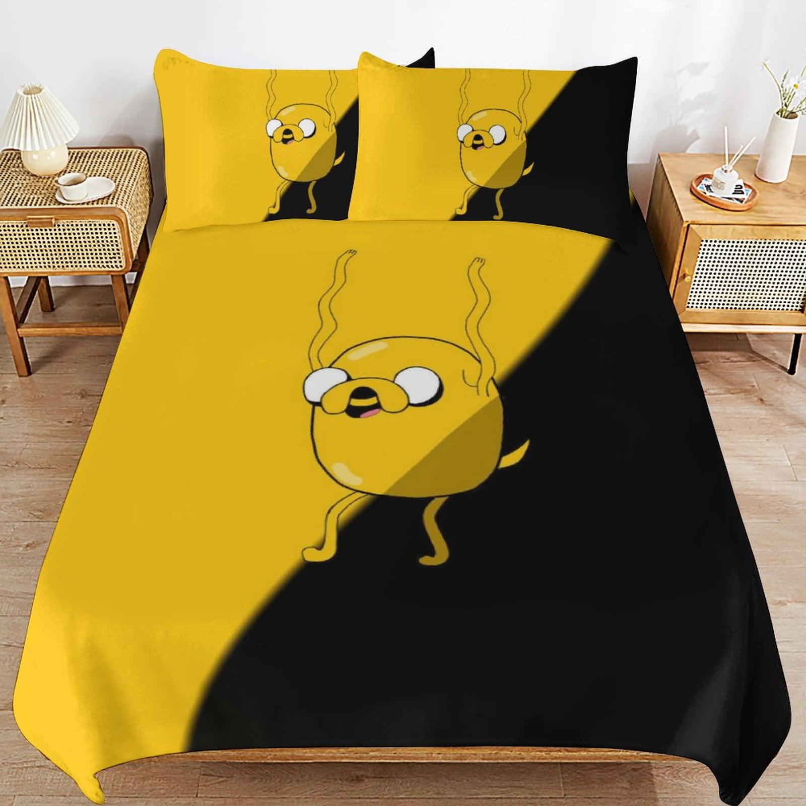 Adventure Time Jake The Dog 3-Piece Bedding Set Soft Warm And ...