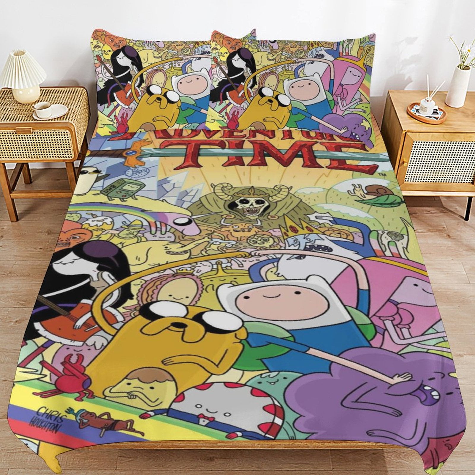 Adventure Time Jake The Dog 3-Piece Bedding Set Soft Warm And ...