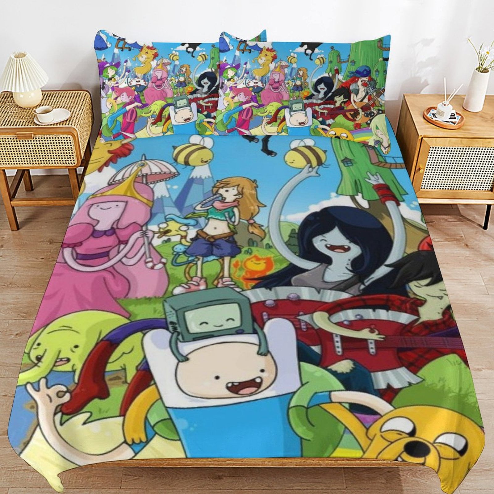 Adventure Time Jake The Dog 3-Piece Bedding Set Soft Warm And ...