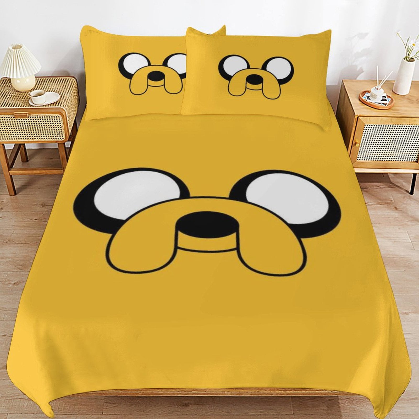 Adventure Time Jake The Dog 3-Piece Bedding Set Soft Warm And ...