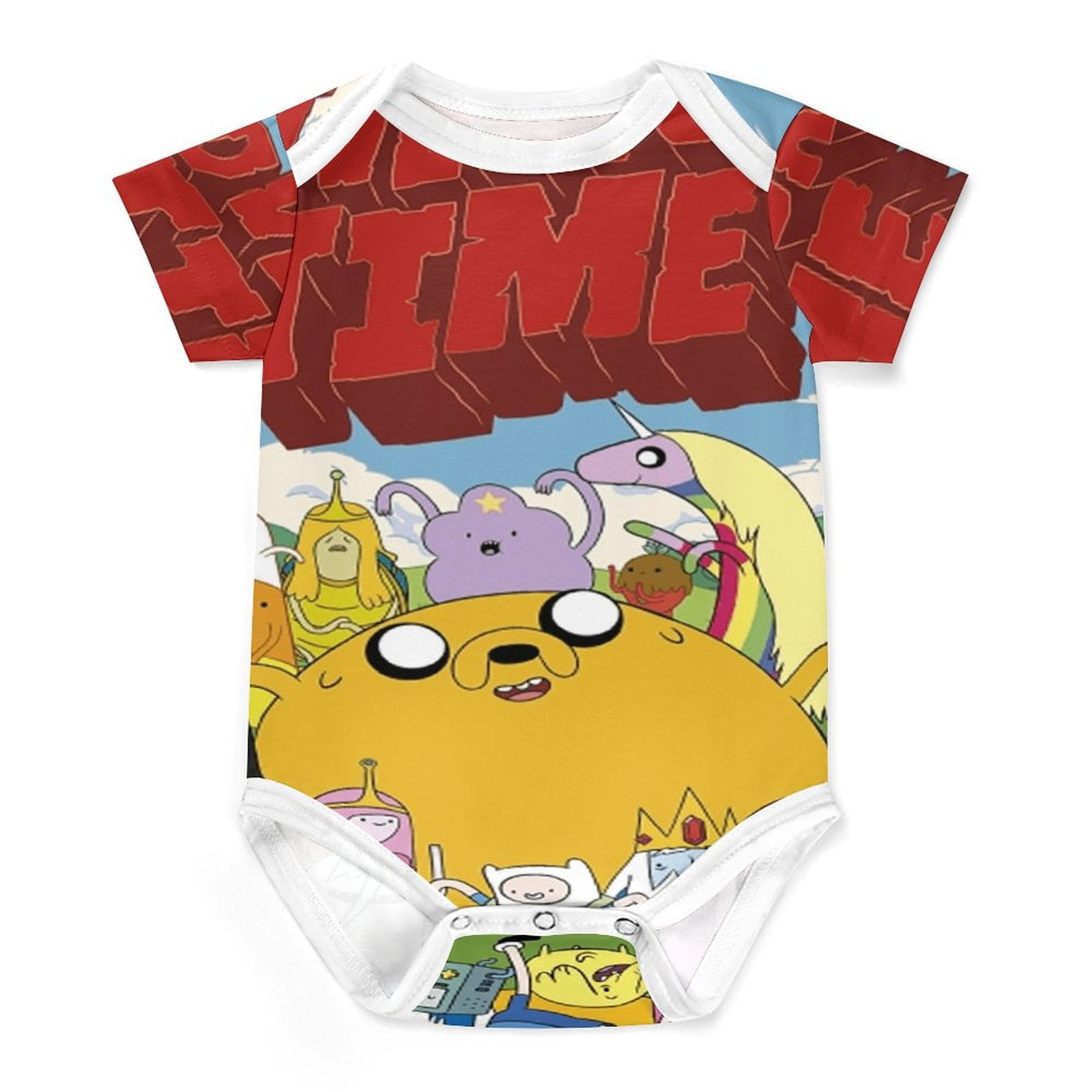 Adventure Time Jake The Dog Baby Bodysuit Boy Girl Clothes Soft Newborn ...