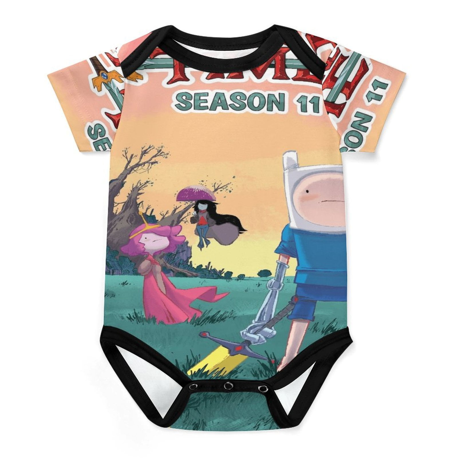 Adventure Time Jake The Dog Baby Bodysuit Boy Girl Clothes Soft Newborn ...