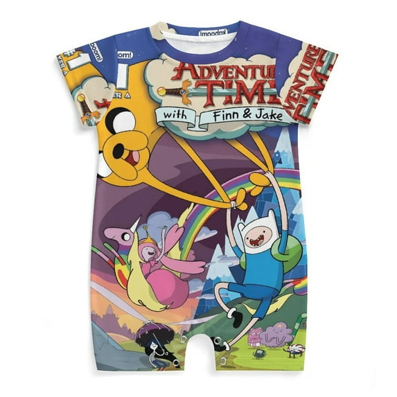 Adventure Time Jake The Dog Baby Bodysuit Boy Girl Clothes Soft Newborn ...