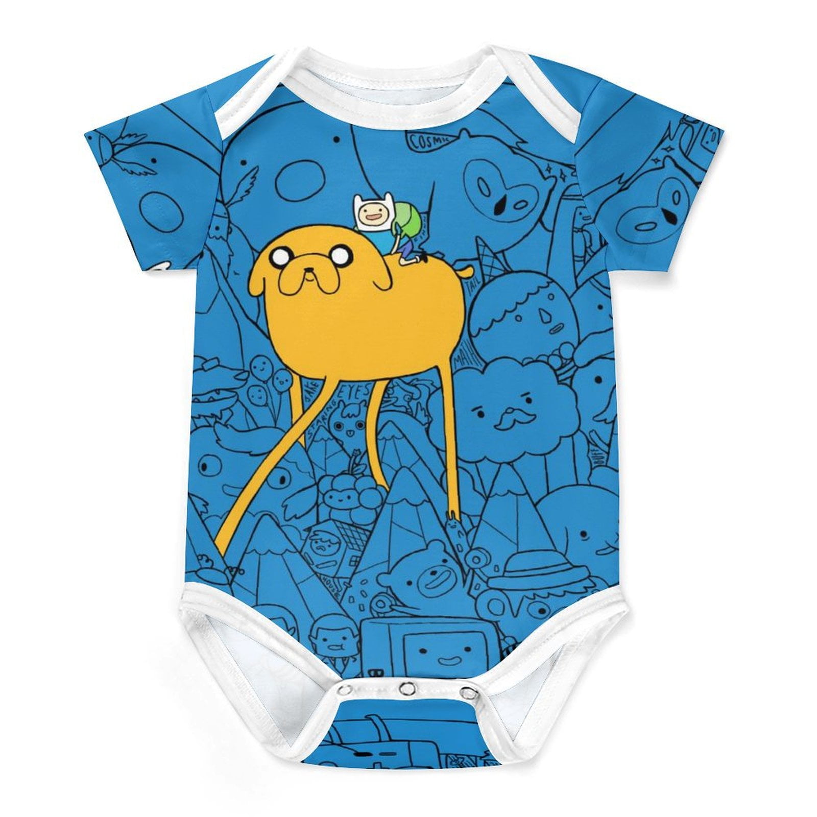 Adventure Time Jake The Dog Baby Bodysuit Boy Girl Clothes Soft Newborn ...