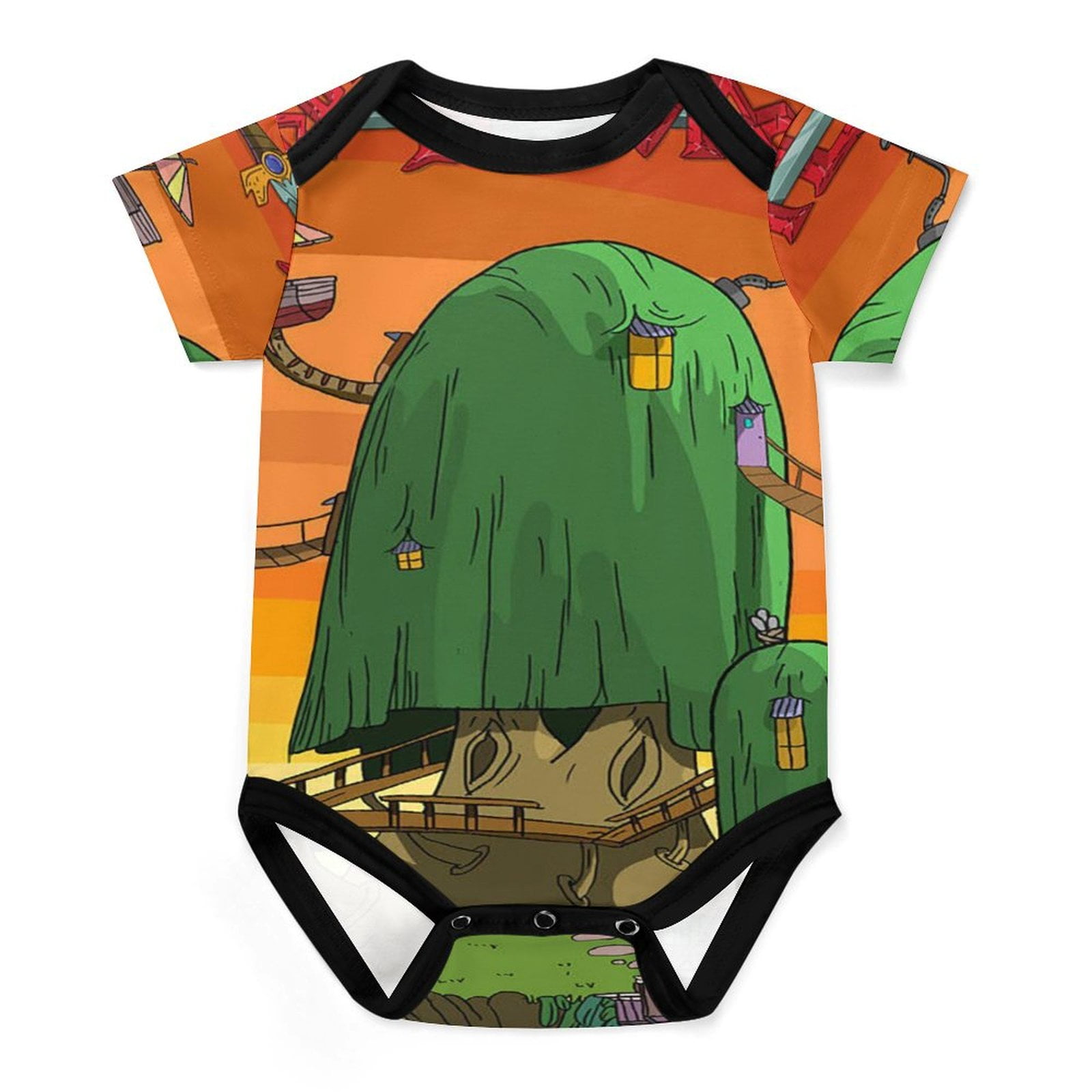 Adventure Time Jake The Dog Baby Bodysuit Boy Girl Clothes Soft Newborn ...