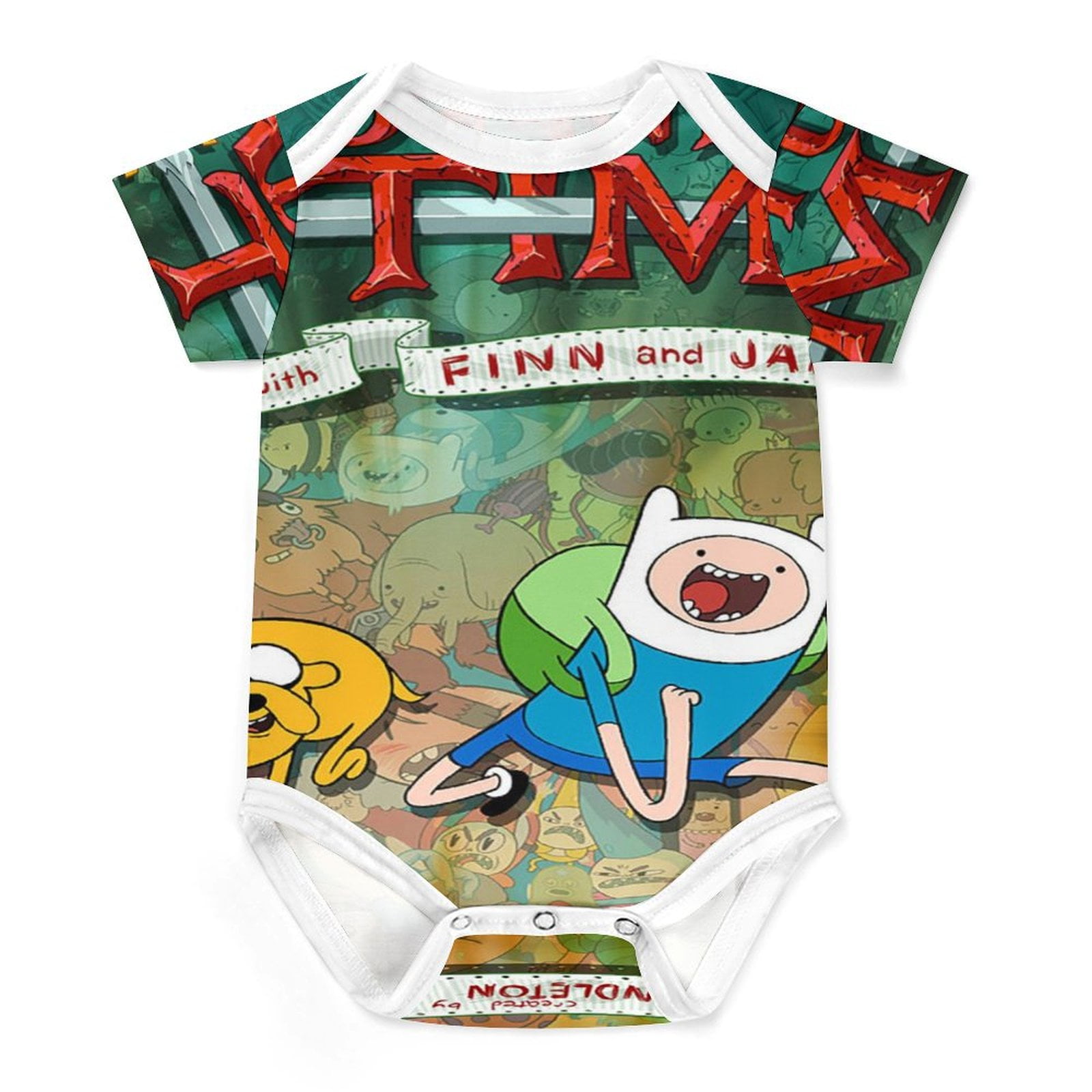 Adventure Time Jake The Dog Baby Bodysuit Boy Girl Clothes Soft Newborn ...