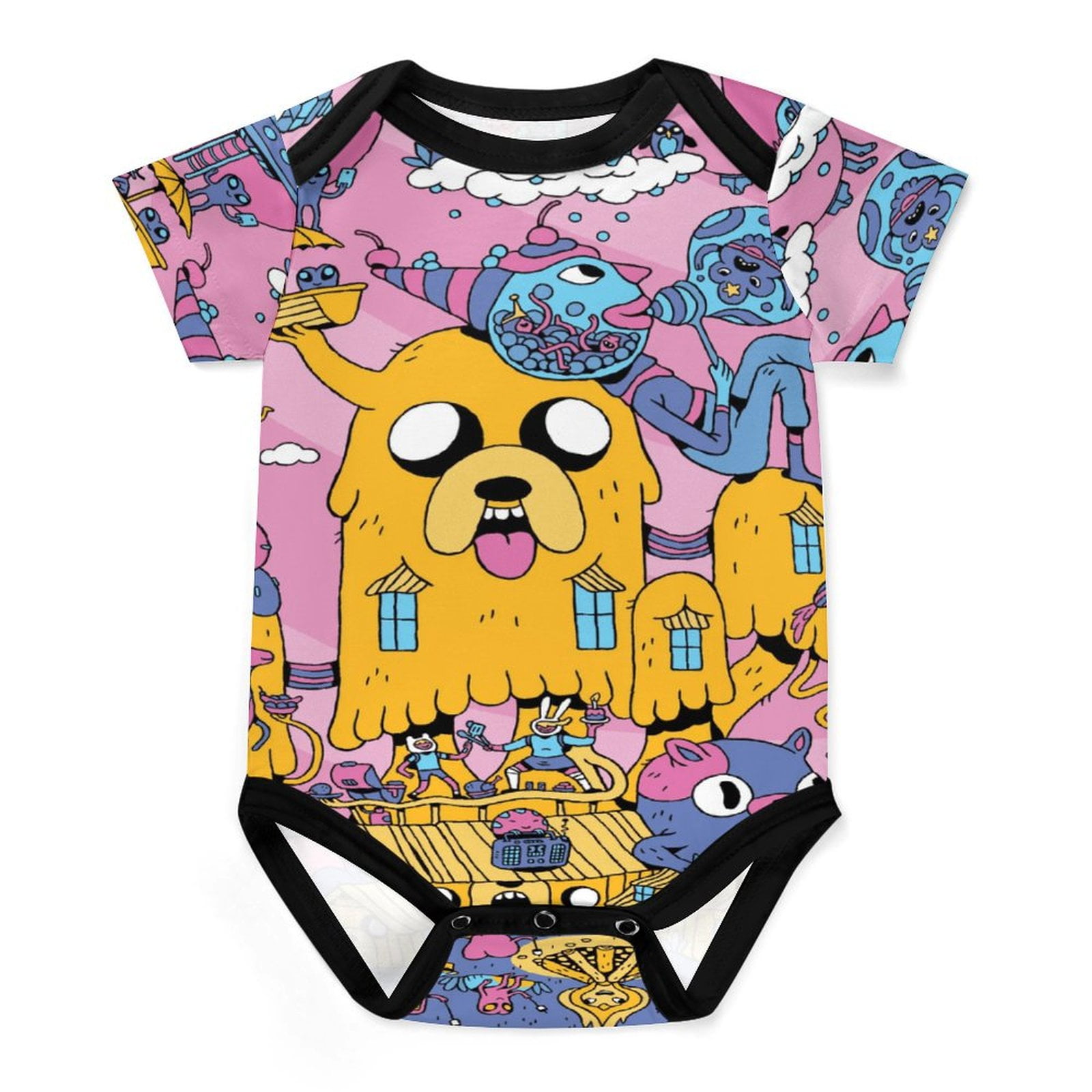 Adventure Time Jake The Dog Baby Bodysuit Boy Girl Clothes Soft Newborn ...