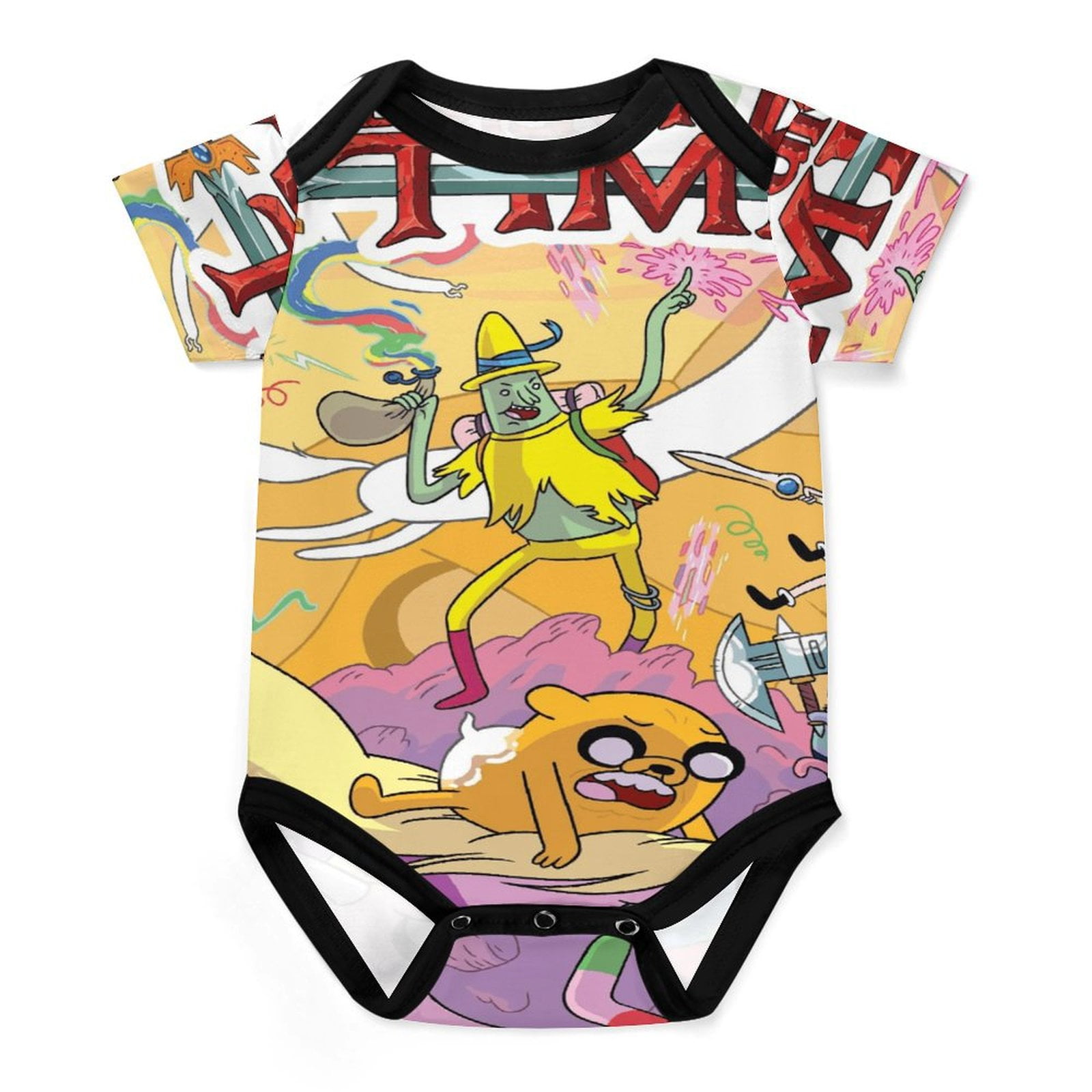 Adventure Time Jake The Dog Baby Bodysuit Boy Girl Clothes Soft Newborn ...