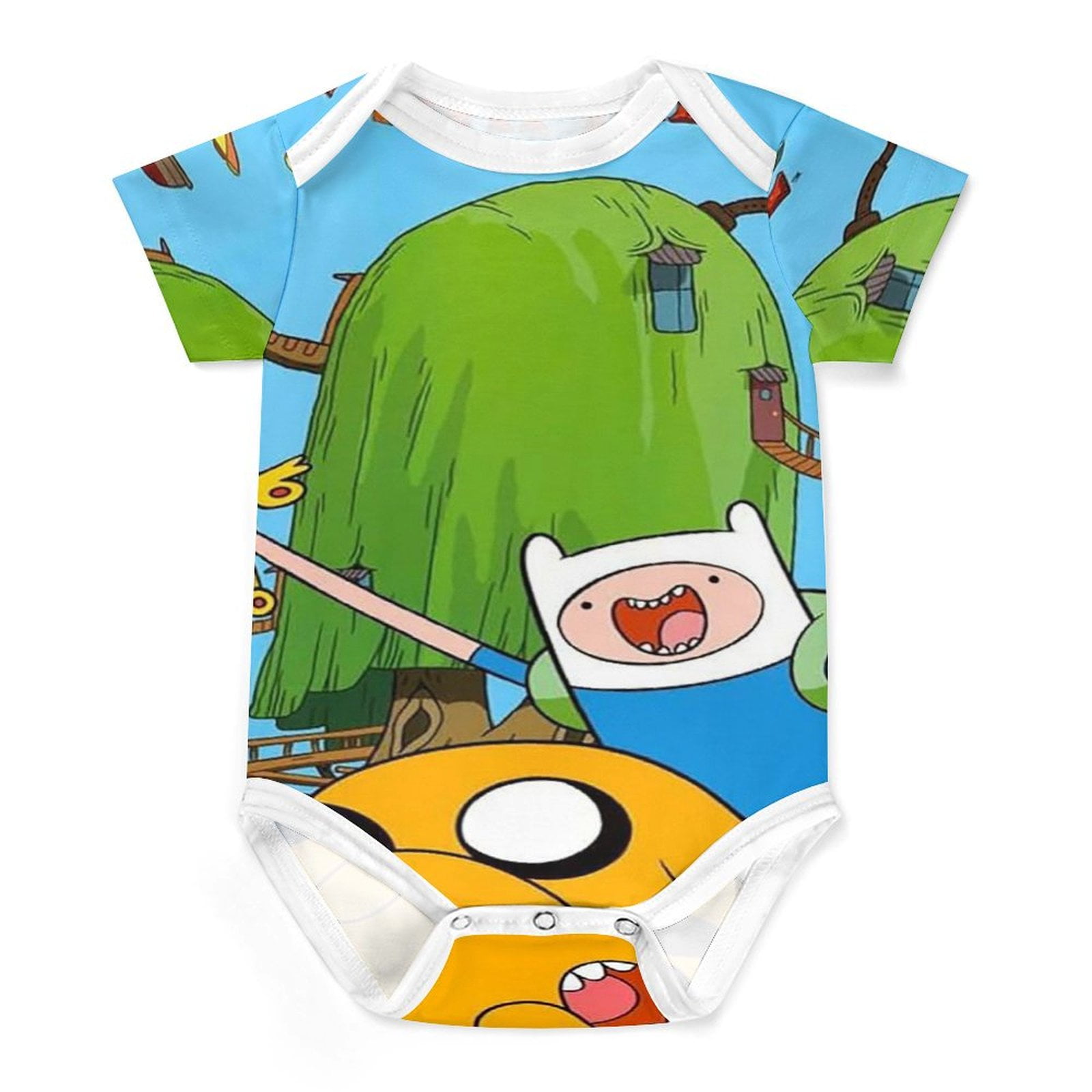 Adventure Time Jake The Dog Baby Bodysuit Boy Girl Clothes Soft Newborn ...