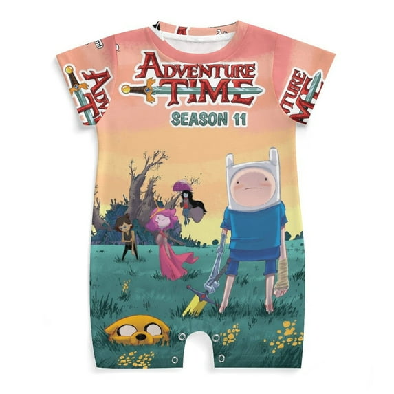 Adventure Time Jake The Dog Baby Bodysuit Boy Girl Clothes Soft Newborn ...