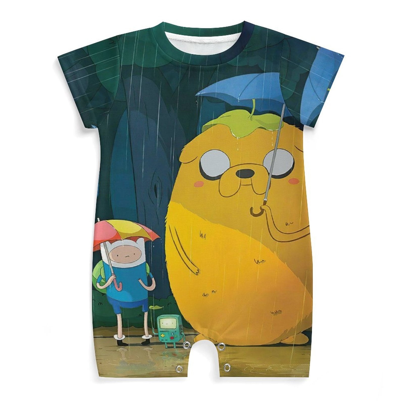 Adventure Time Jake The Dog Baby Boy Girl Short Sleeve Romper Clothing ...
