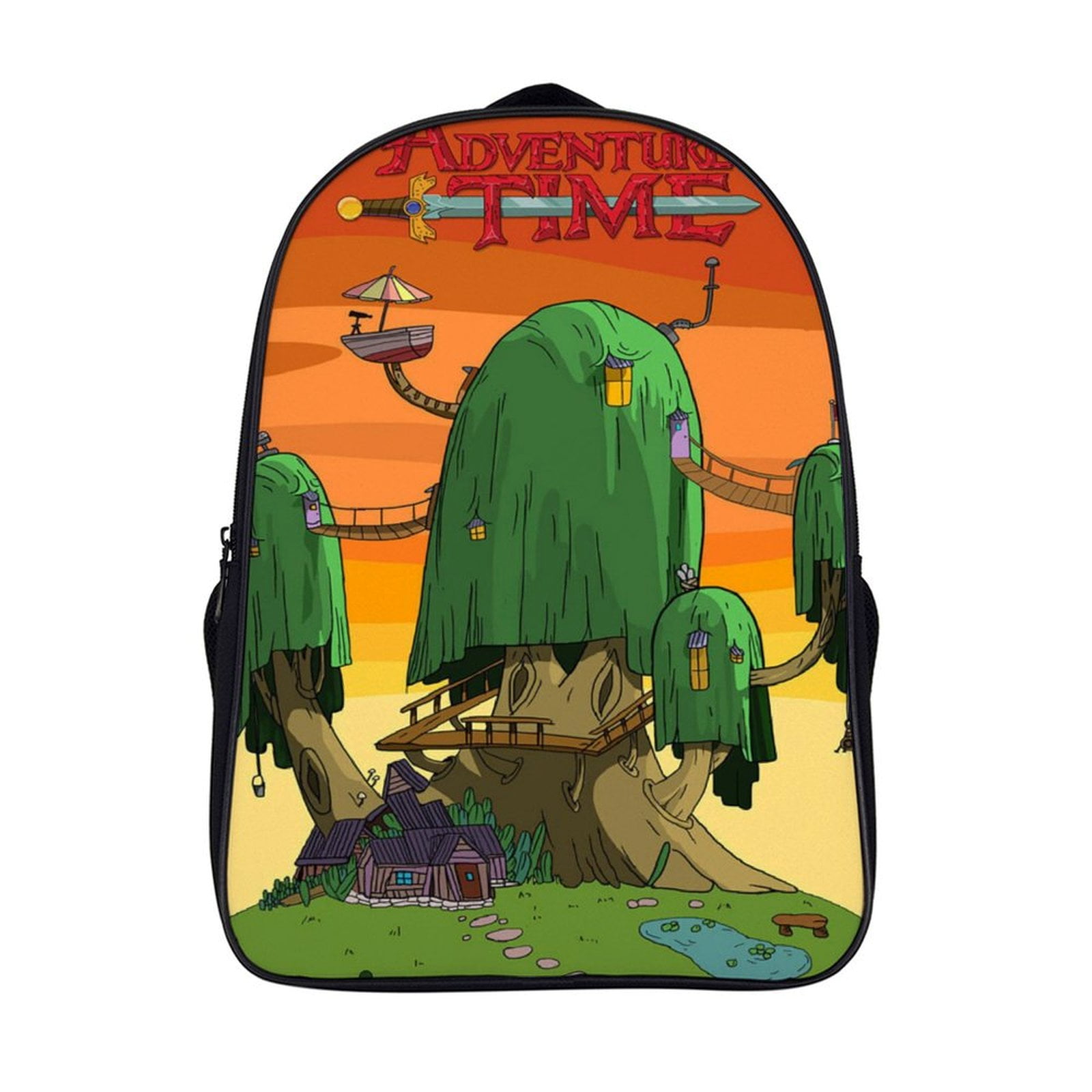 Adventure Time Jake The Dog Backpack 16 Inch Bookbag Casual Daypack ...