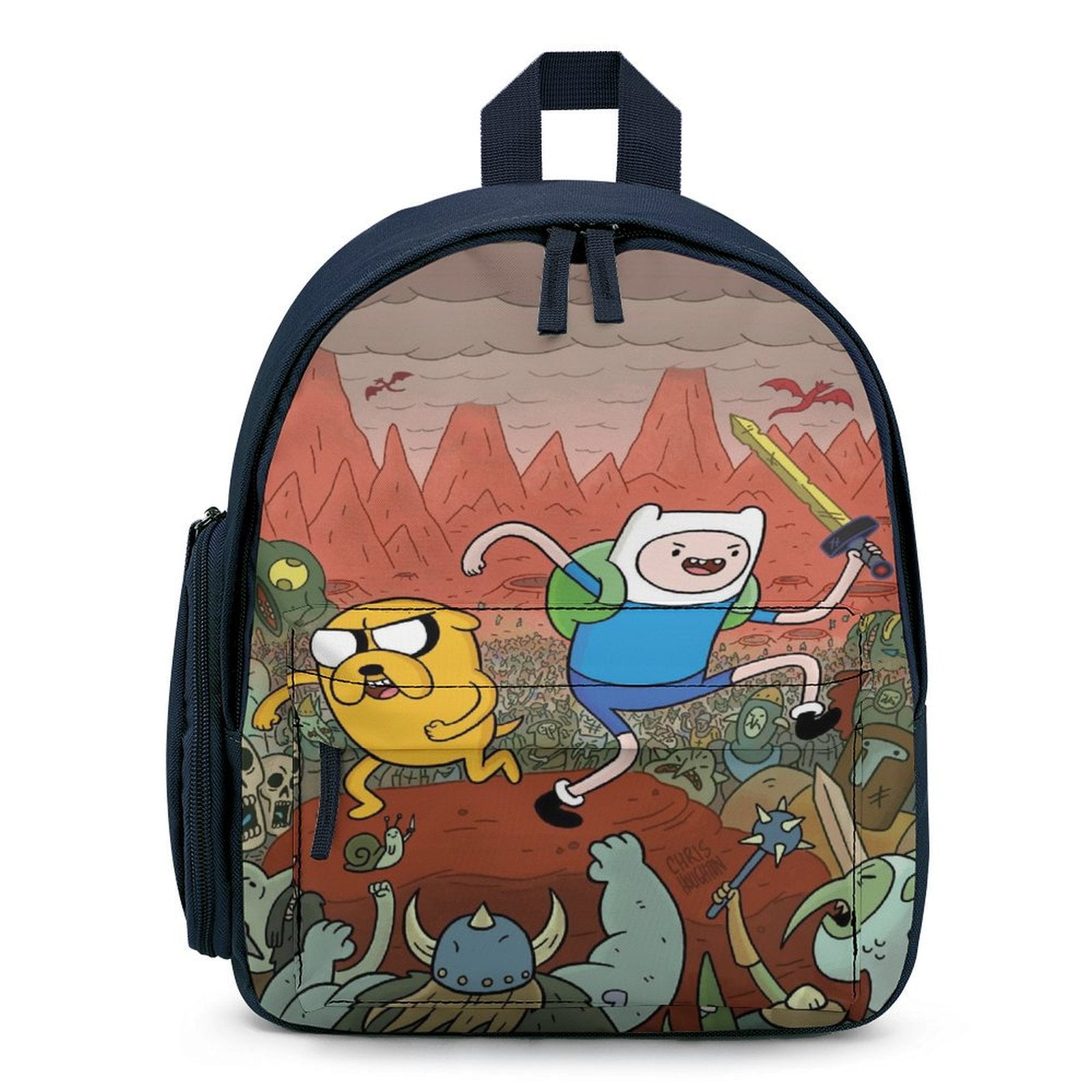 Adventure Time Jake The Dog Backpack Bookbag Casual Daypack Travel ...