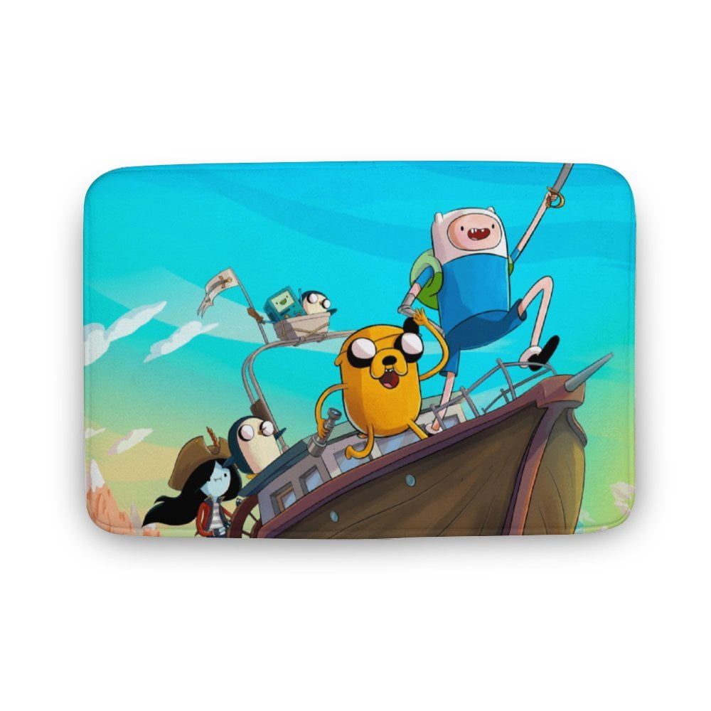 Adventure Time Jake The Dog Bath Mats, Non Slip Floor Mat, Fluffy ...