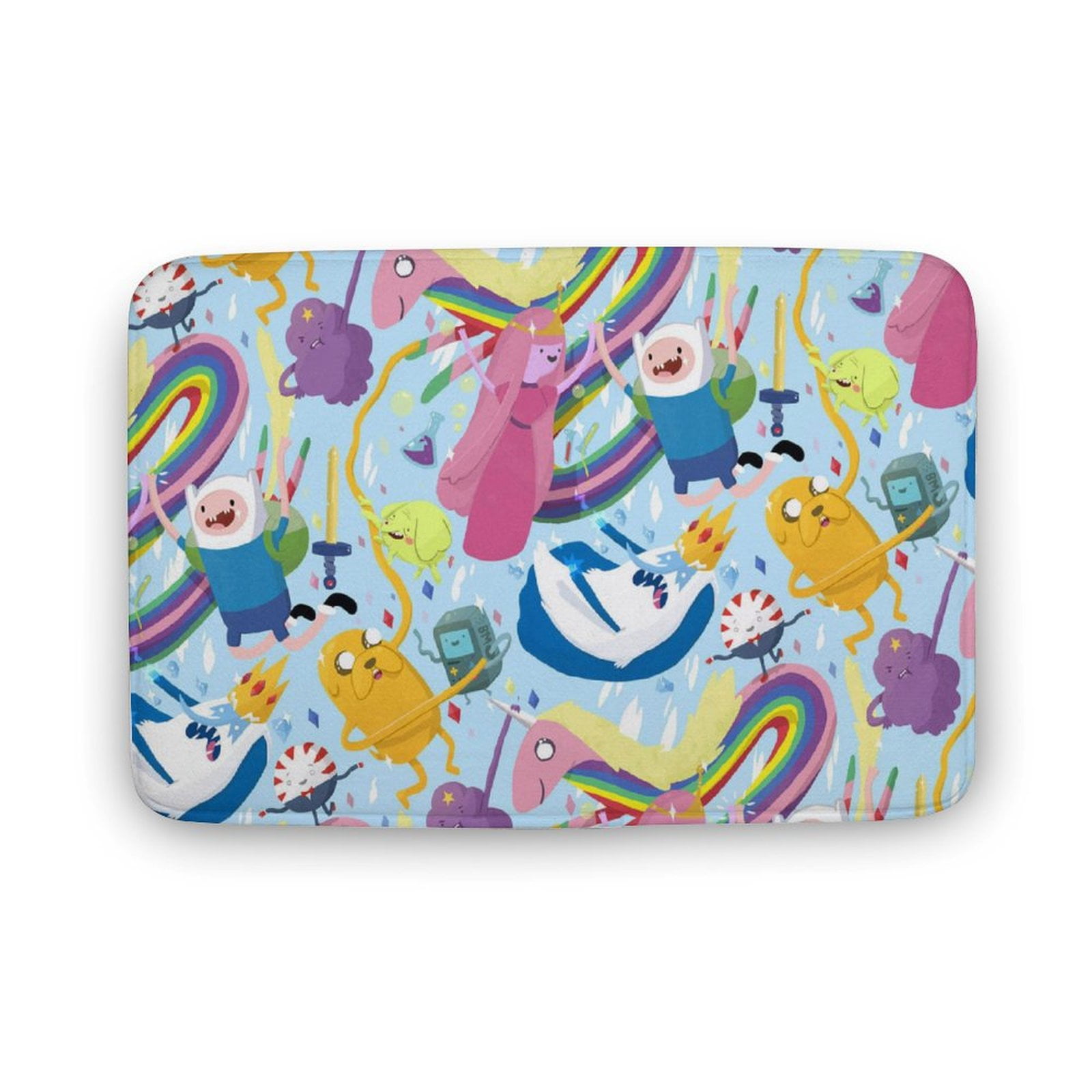 Adventure Time Jake The Dog Bathroom Rugs, Soft Absorbent Plush Bath ...