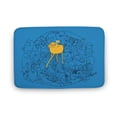 Adventure Time Jake The Dog Bathroom Rugs, Soft Absorbent Plush Bath ...
