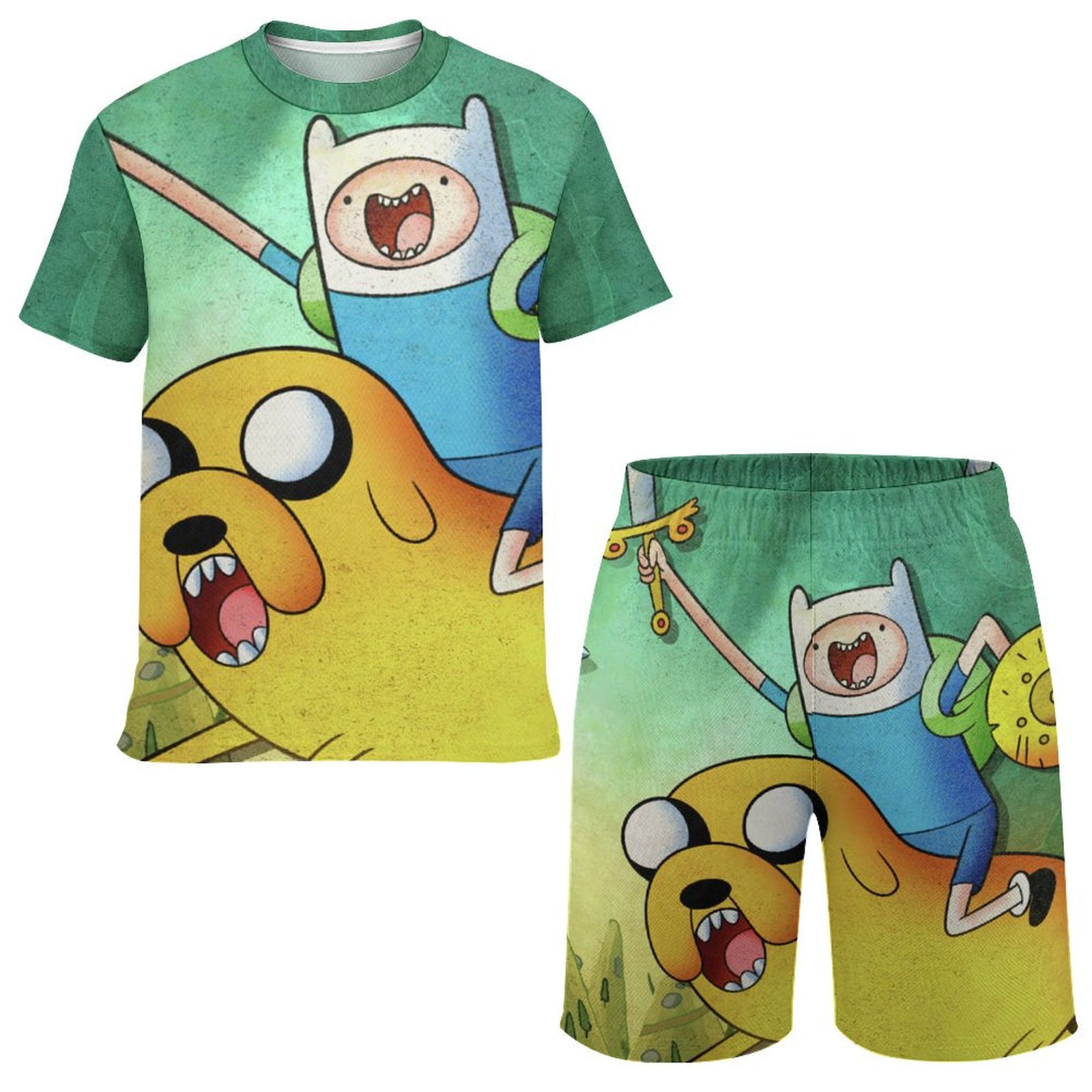 Adventure Time Jake The Dog Boys Girls Short Sleeve Mesh T-Shirt And ...