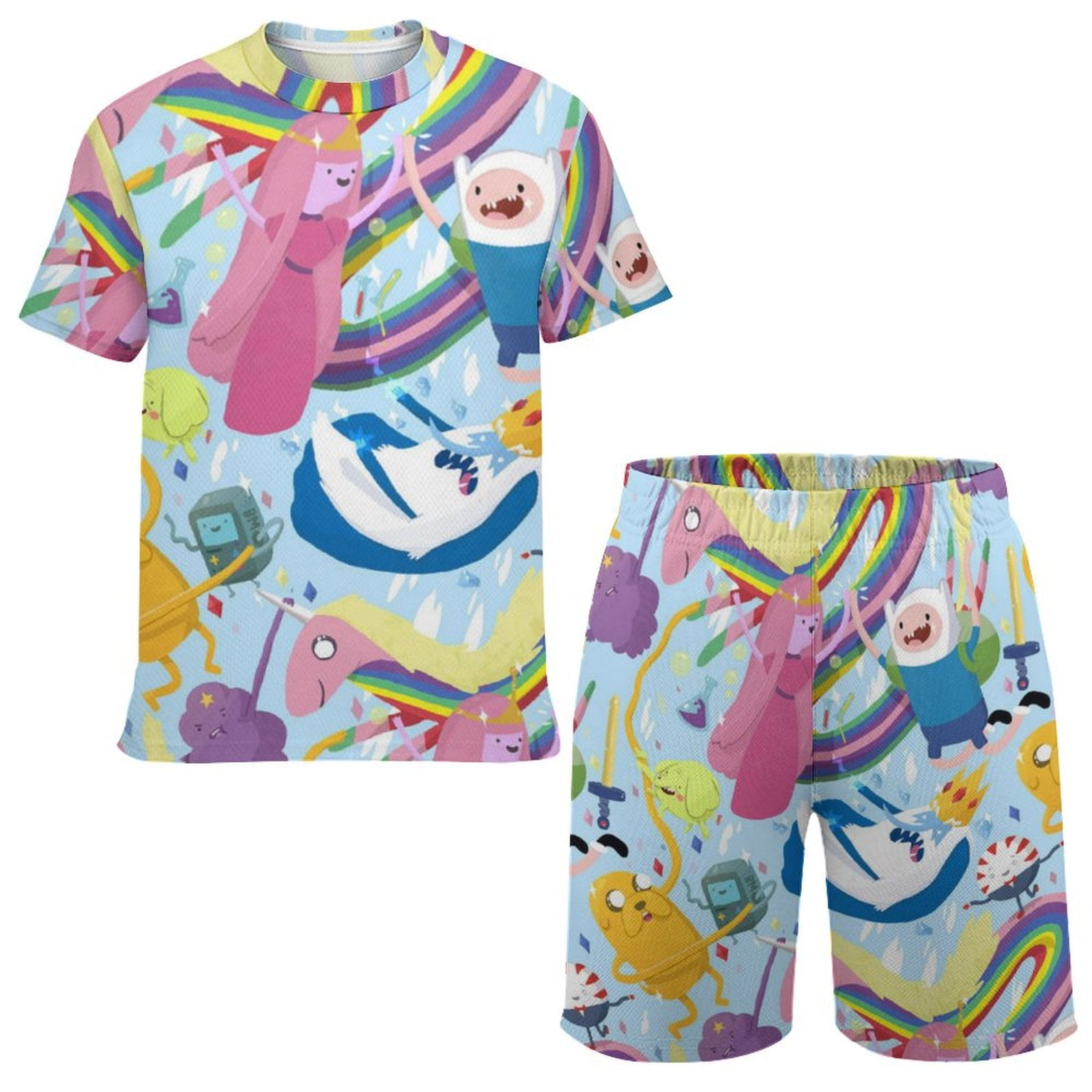 Adventure Time Jake The Dog Boys Girls Short Sleeve Mesh T-Shirt And ...