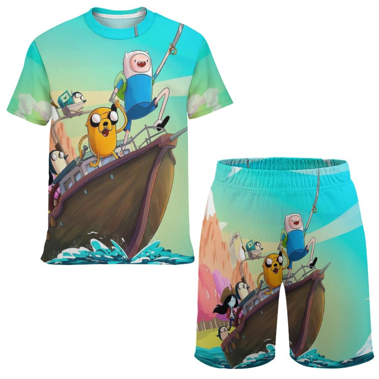 Adventure Time Jake The Dog Boys Girls Short Sleeve Mesh T-Shirt And ...
