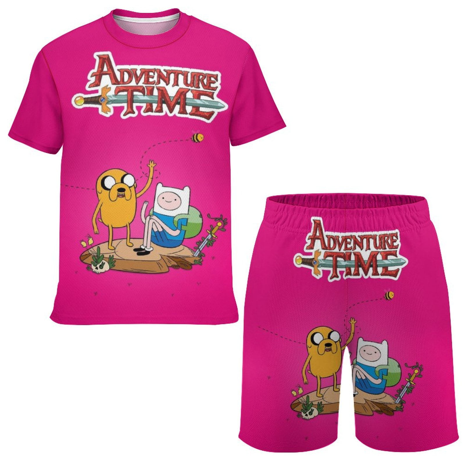 Adventure Time Jake The Dog Boys Girls Short Sleeve Mesh T-Shirt And ...