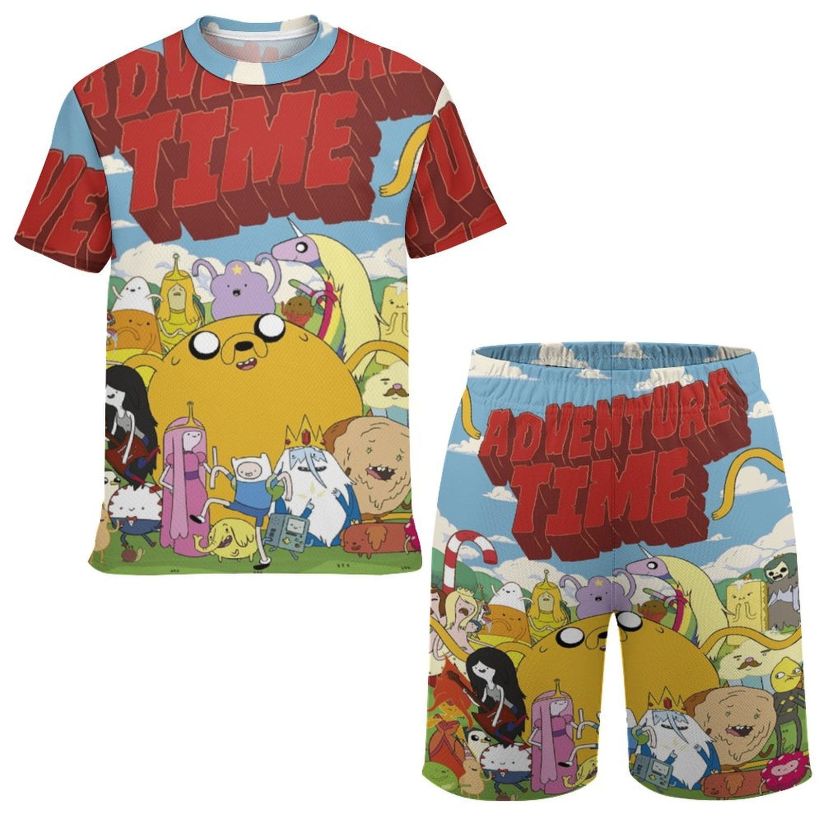 Adventure Time Jake The Dog Boys Girls Short Sleeve Mesh T-Shirt And ...