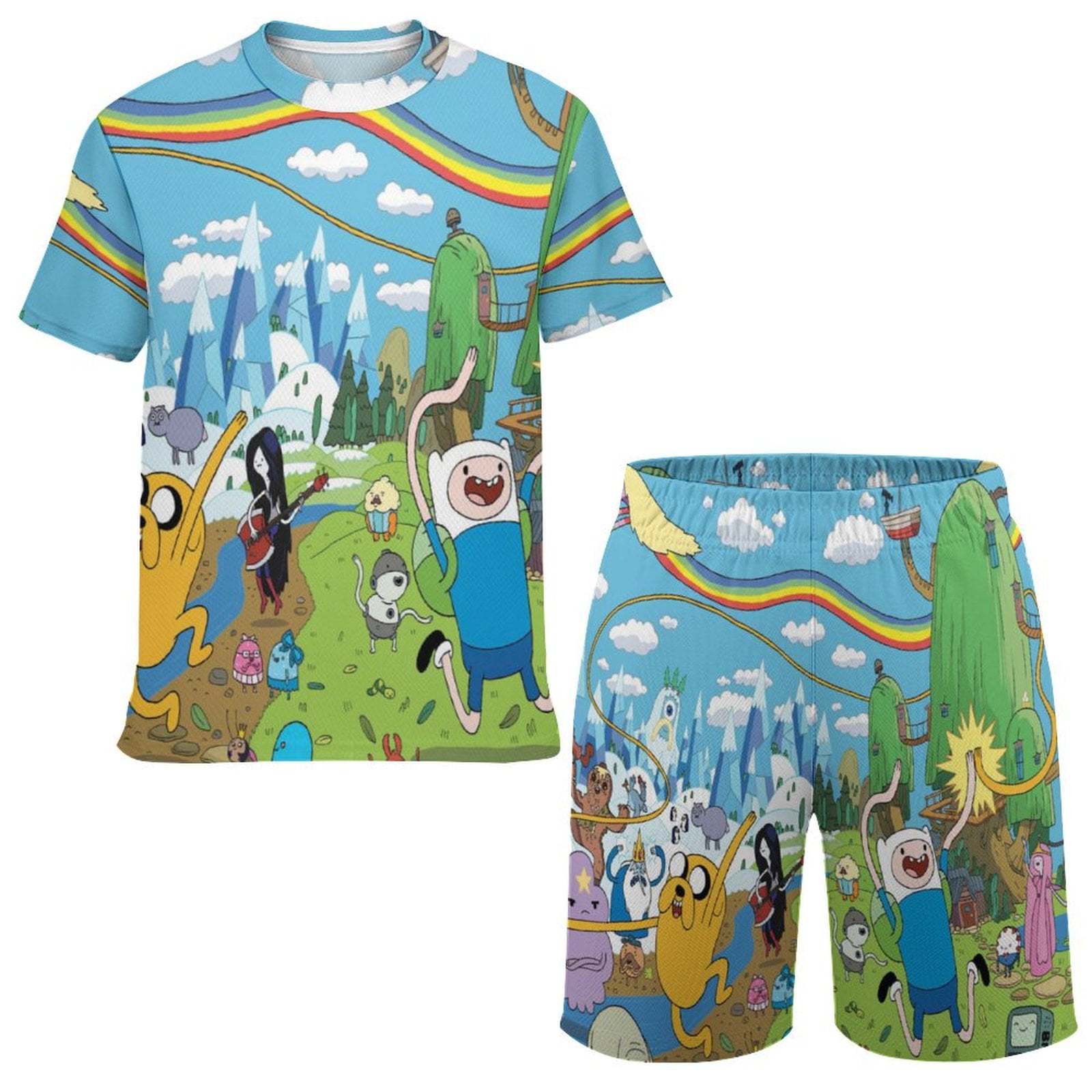 Adventure Time Jake The Dog Boys Girls Short Sleeve Mesh T-Shirt And ...