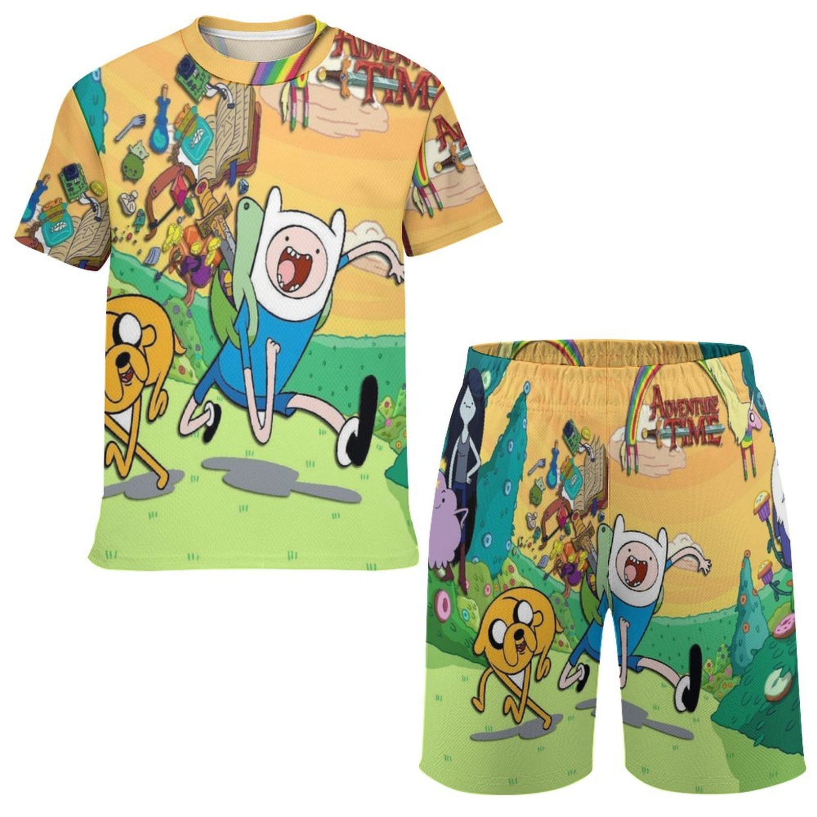 Adventure Time Jake The Dog Boys Girls Short Sleeve Mesh T-Shirt And ...