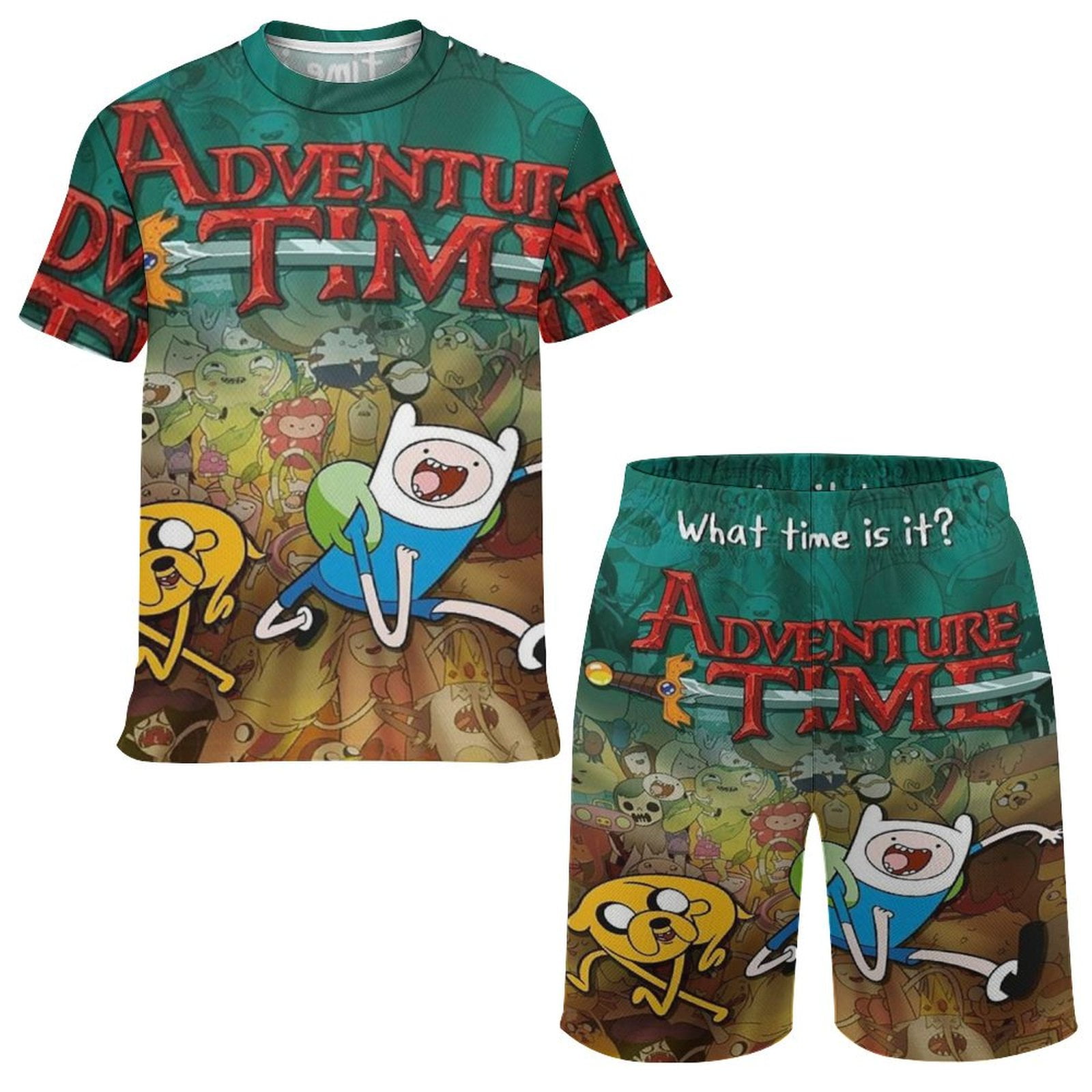 Adventure Time Jake The Dog Boys Girls Short Sleeve Mesh T-Shirt And ...