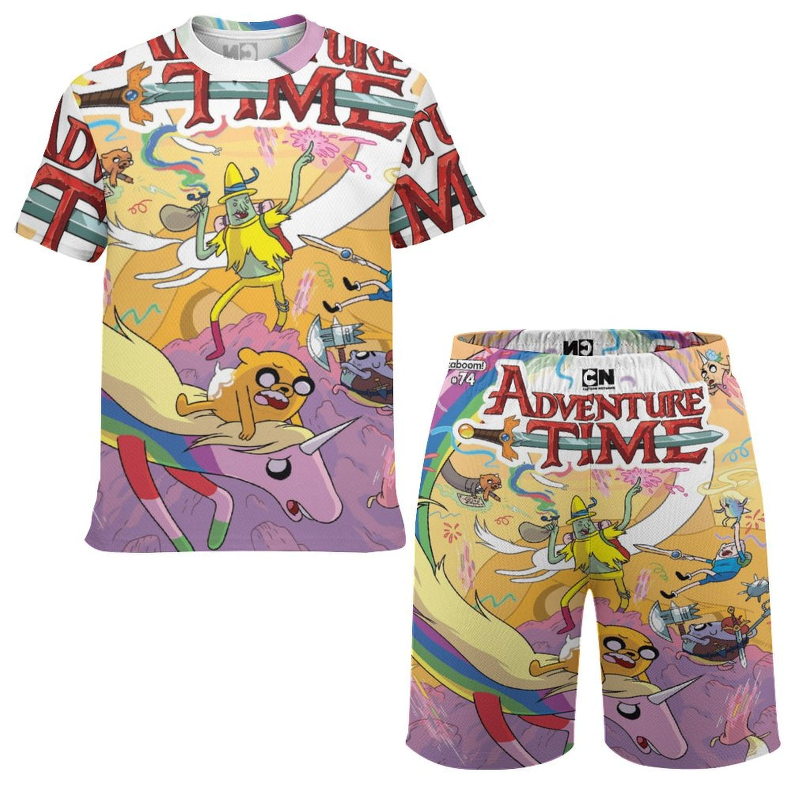 Adventure Time Jake The Dog Boys Girls Short Sleeve Mesh T-Shirt And ...