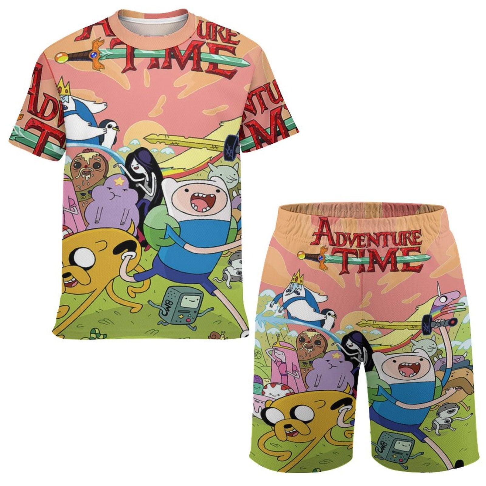 Adventure Time Jake The Dog Boys Girls Short Sleeve Mesh T-Shirt And ...