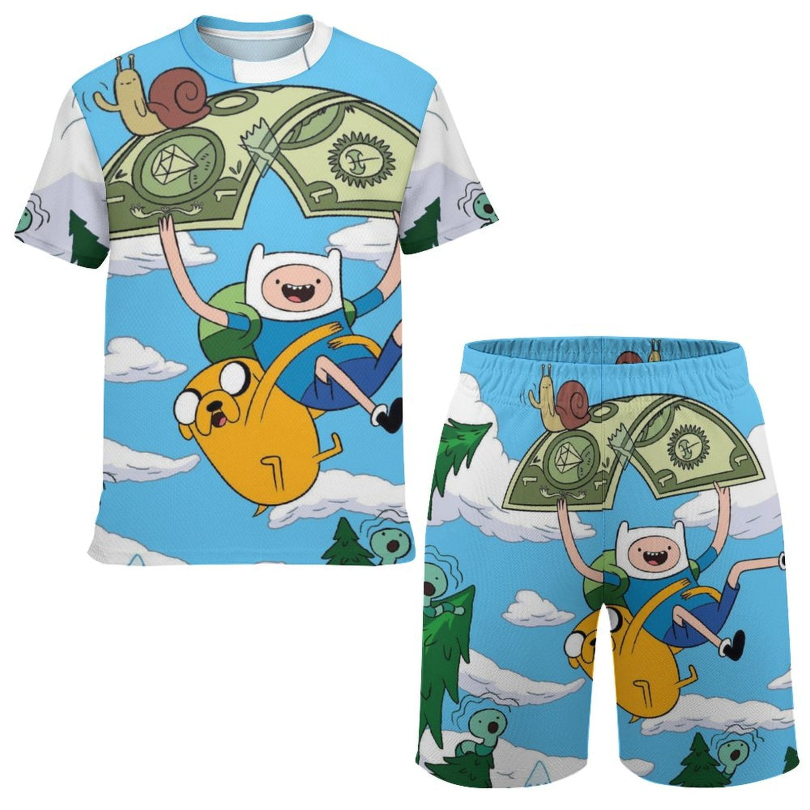 Adventure Time Jake The Dog Boys Girls Short Sleeve Mesh T-Shirt And ...
