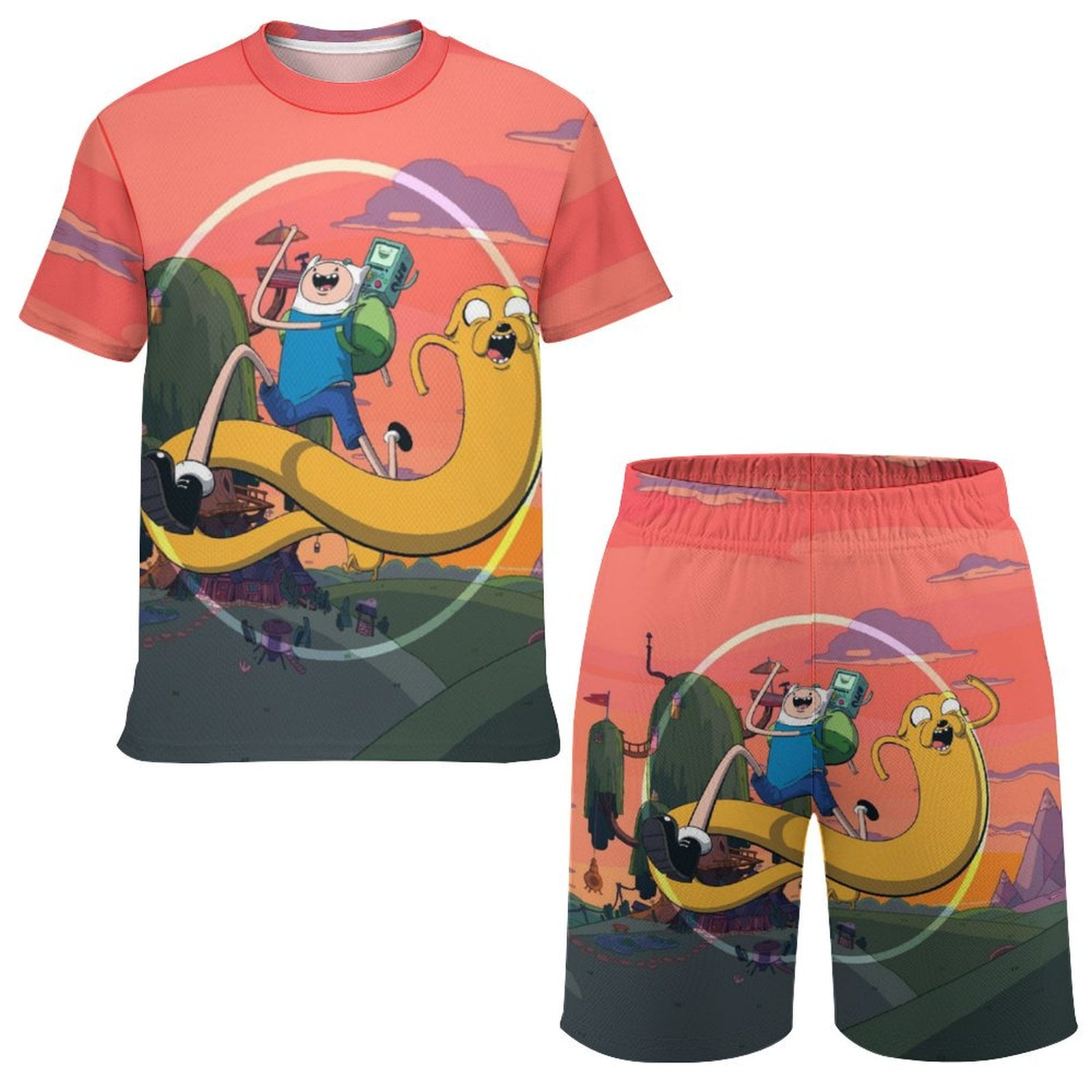 Adventure Time Jake The Dog Boys Girls Short Sleeve Mesh T-Shirt And ...