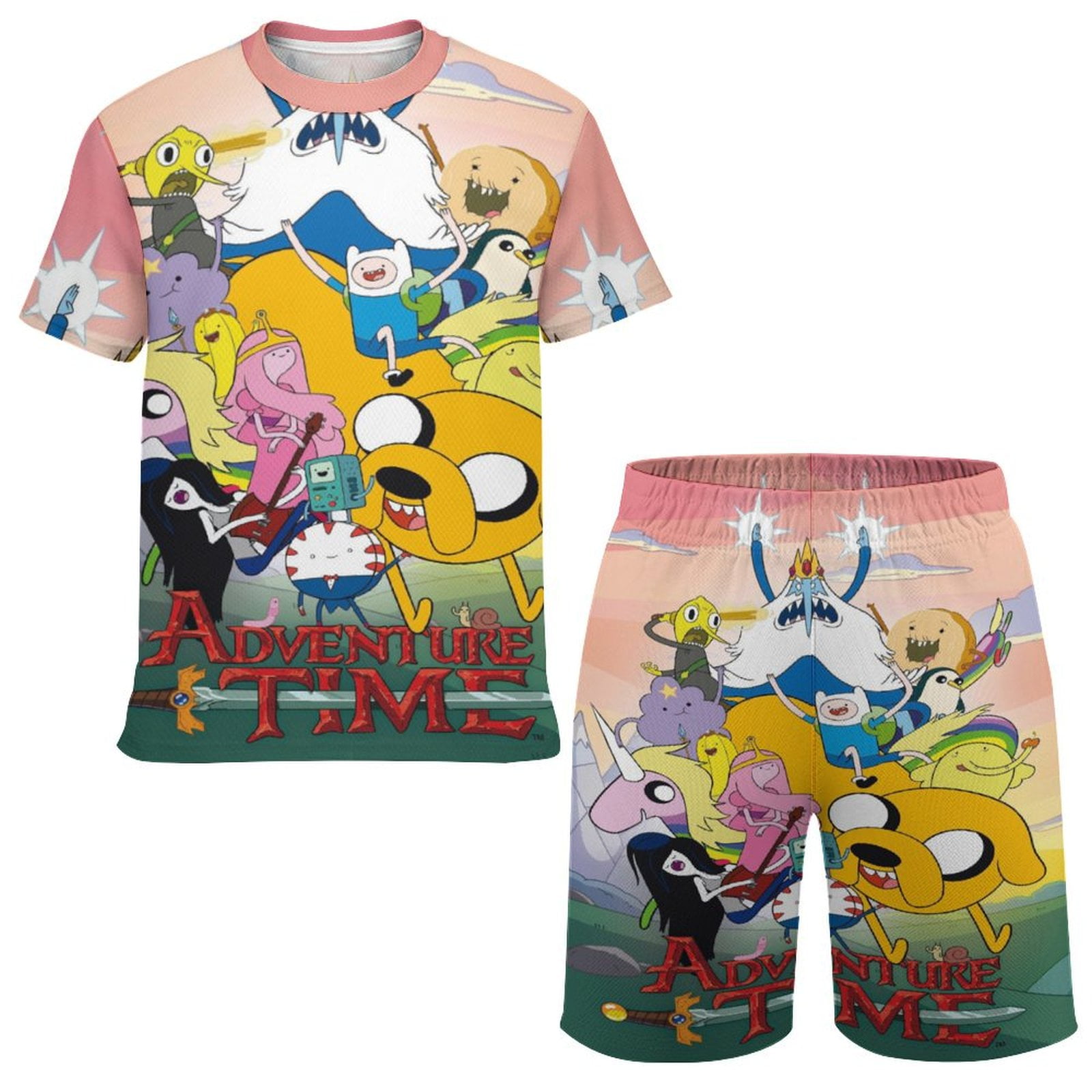 Adventure Time Jake The Dog Boys Girls Short Sleeve Mesh T-Shirt And ...