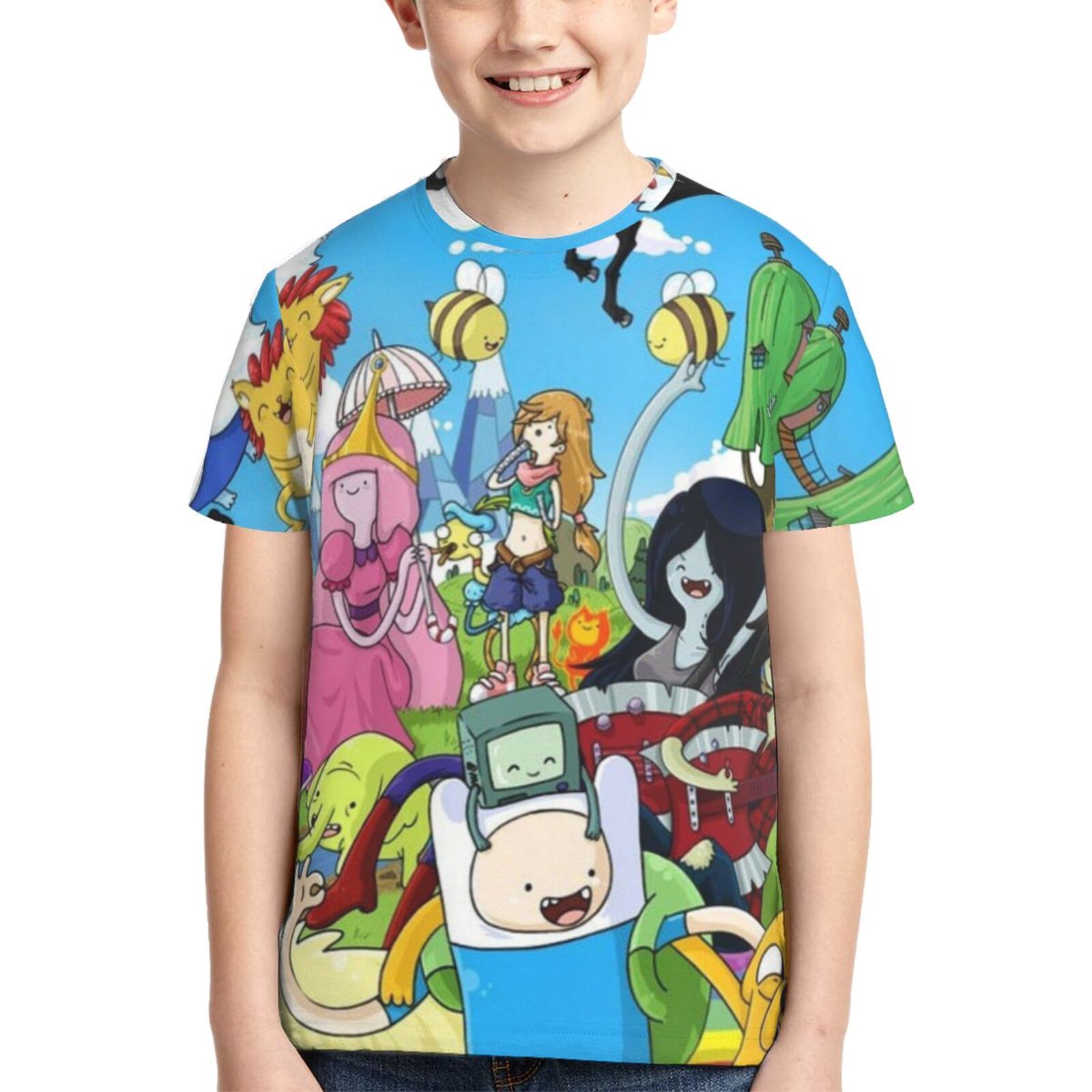 Adventure Time Jake The Dog Boys Girls T-Shirt 3d Print Graphic Short ...