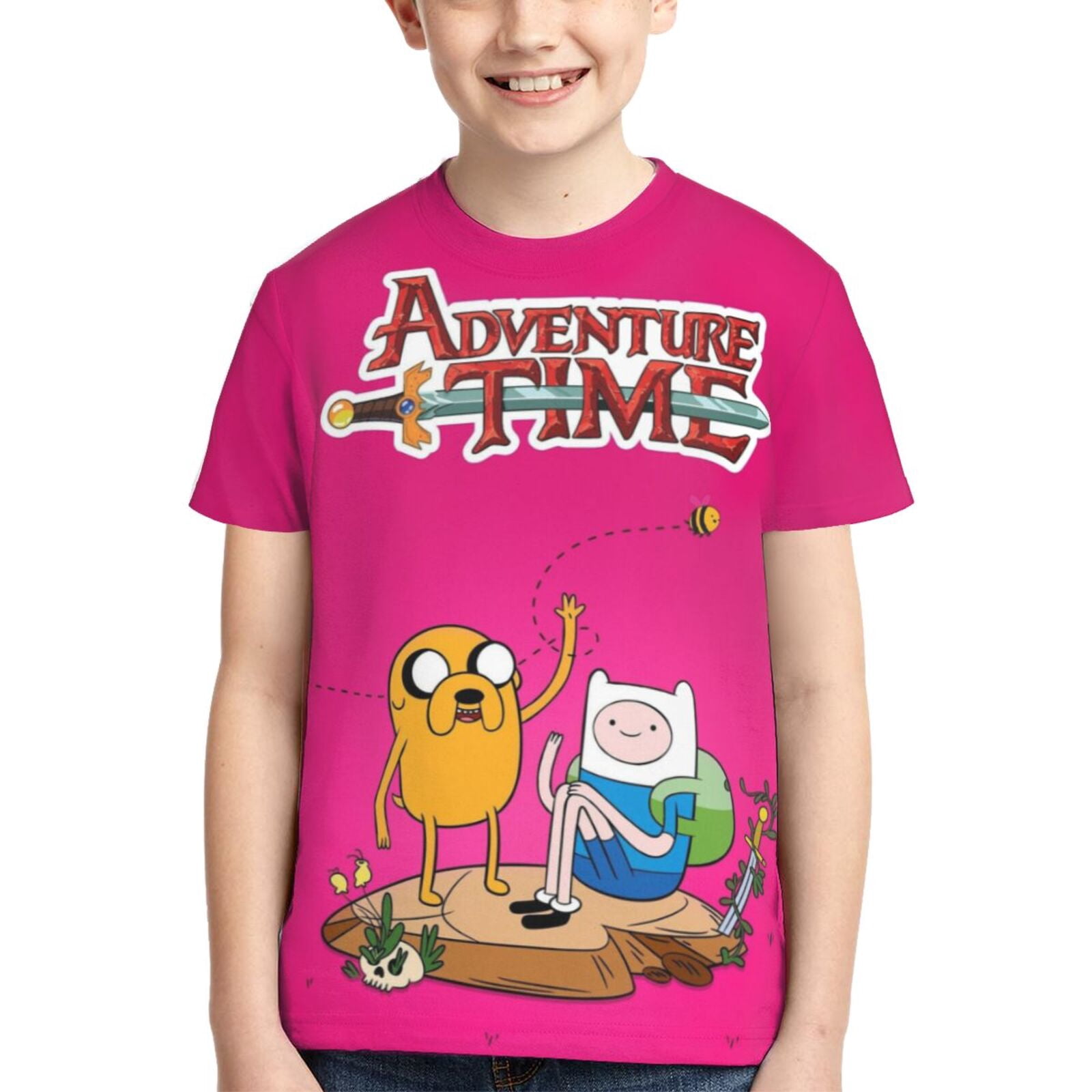 Adventure Time Jake The Dog Boys Girls T-Shirt 3d Print Graphic Short ...
