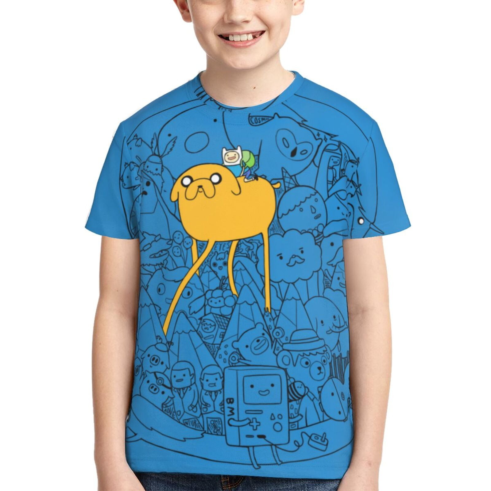 Adventure Time Jake The Dog Boys Girls T-Shirt 3d Print Graphic Short ...