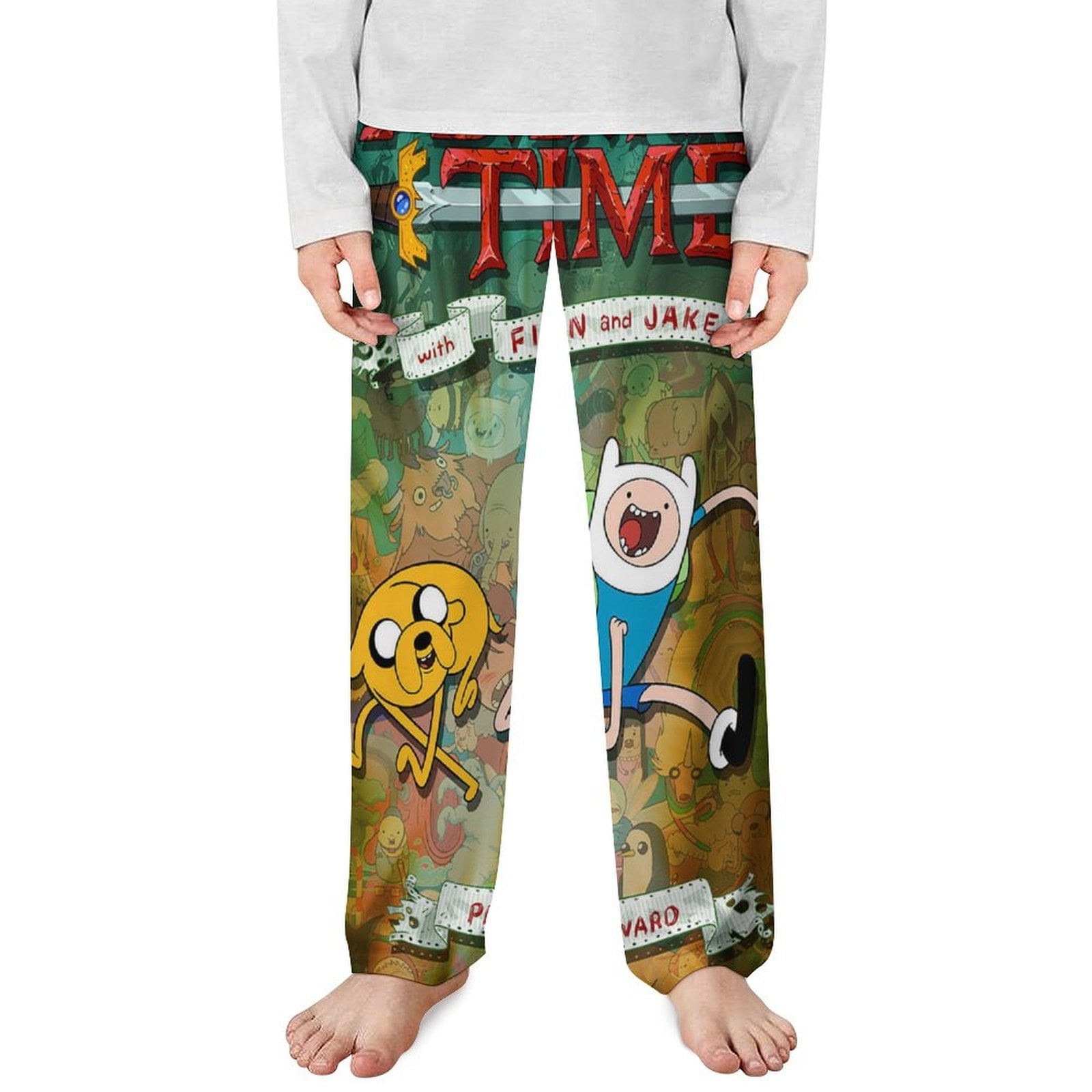 Adventure Time Jake The Dog Boys Pajama Pants Long Sleep Pants Soft ...