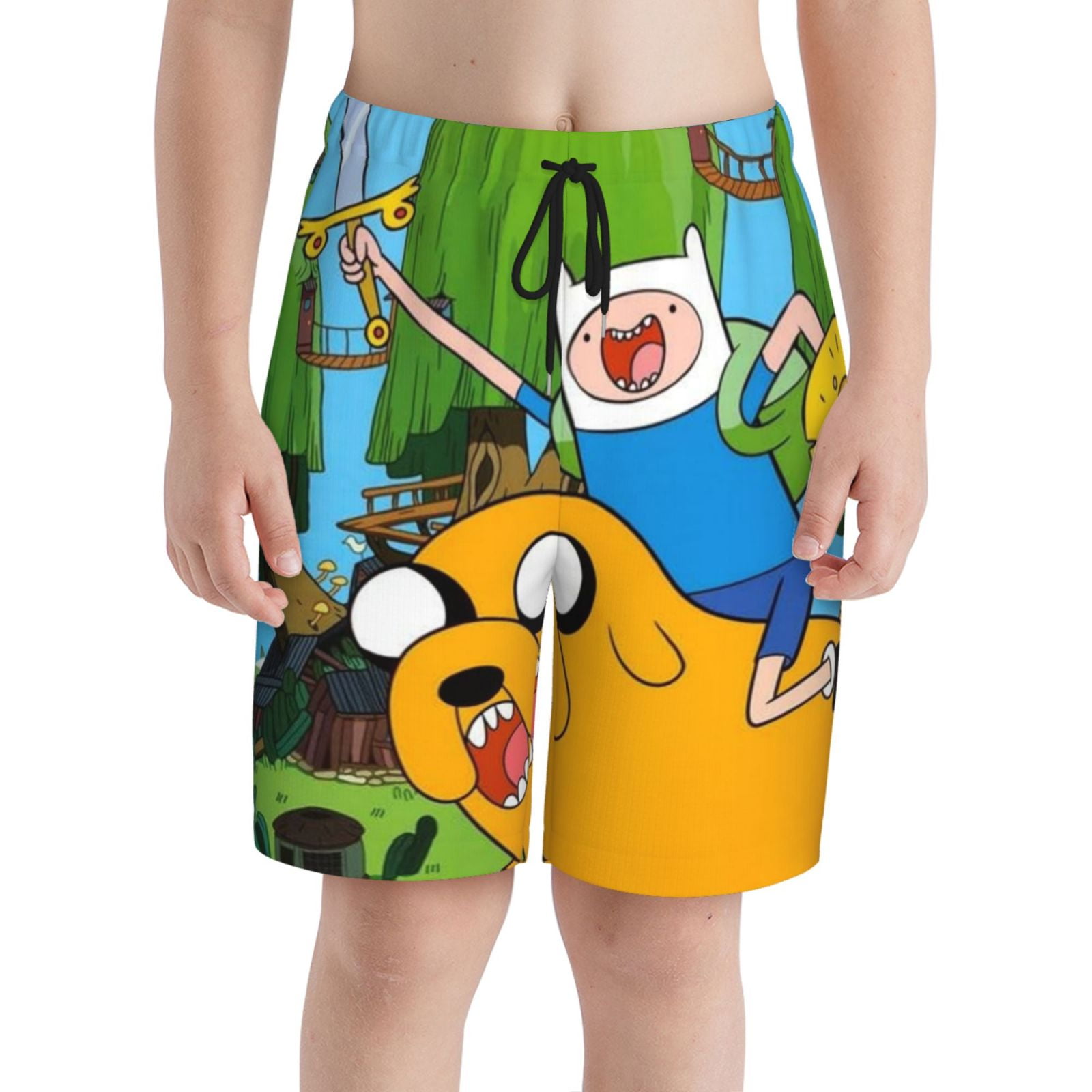 Adventure Time Jake The Dog Boys Swim Trunks Quick Dry Swimwear Surfing ...