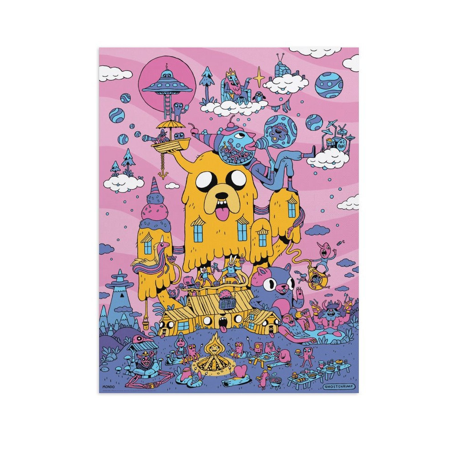 Adventure Time Jake The Dog Canvas Wall Art Painting Artwork Picutures ...