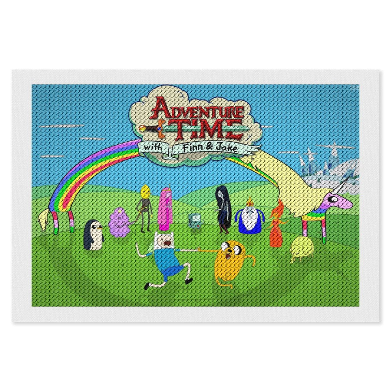 Adventure Time Jake The Dog Diamond Art Kits for Adults Beginners Round ...