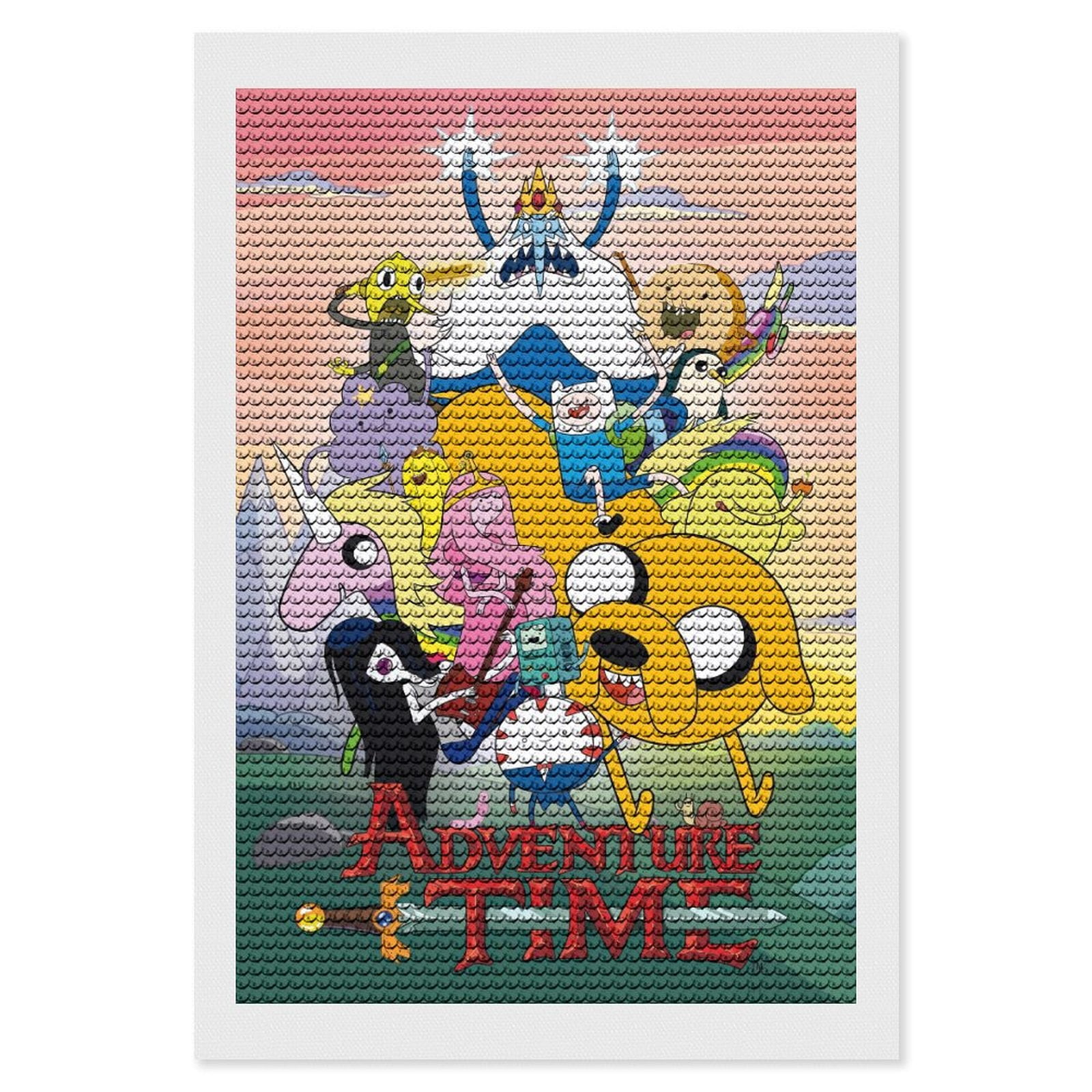 Adventure Time Jake The Dog Diamond Art Kits for Adults Beginners Round ...