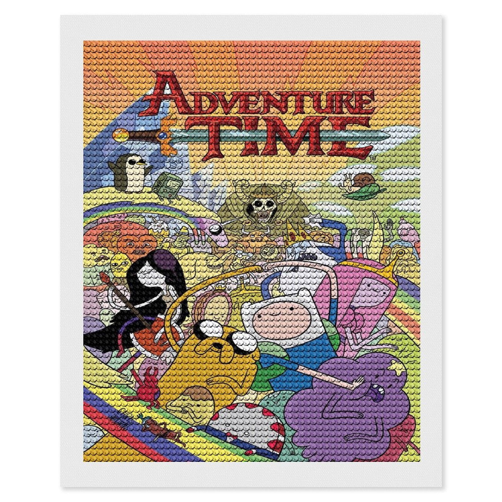 Adventure Time Jake The Dog Diamond Art Kits for Adults Beginners Round ...