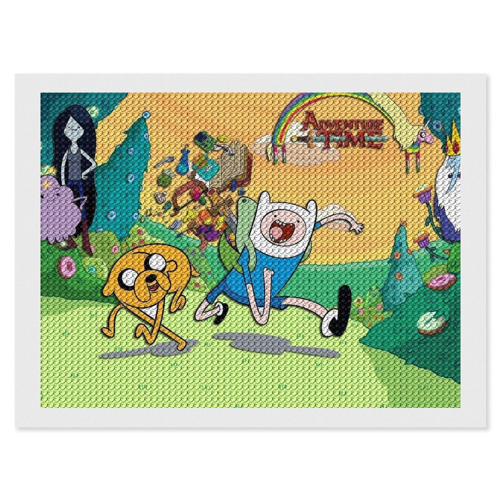 Adventure Time Jake The Dog Diamond Art Kits for Adults Beginners Round ...