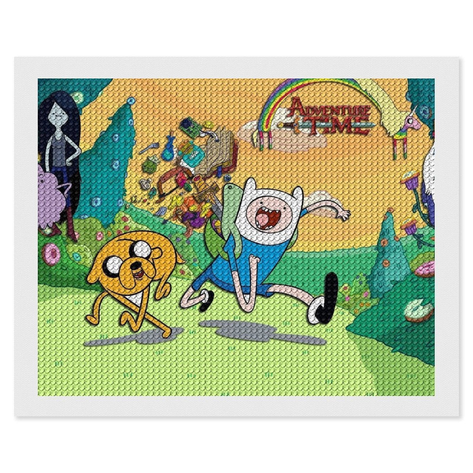 Adventure Time Jake The Dog Diamond Art Kits for Adults Beginners Round ...