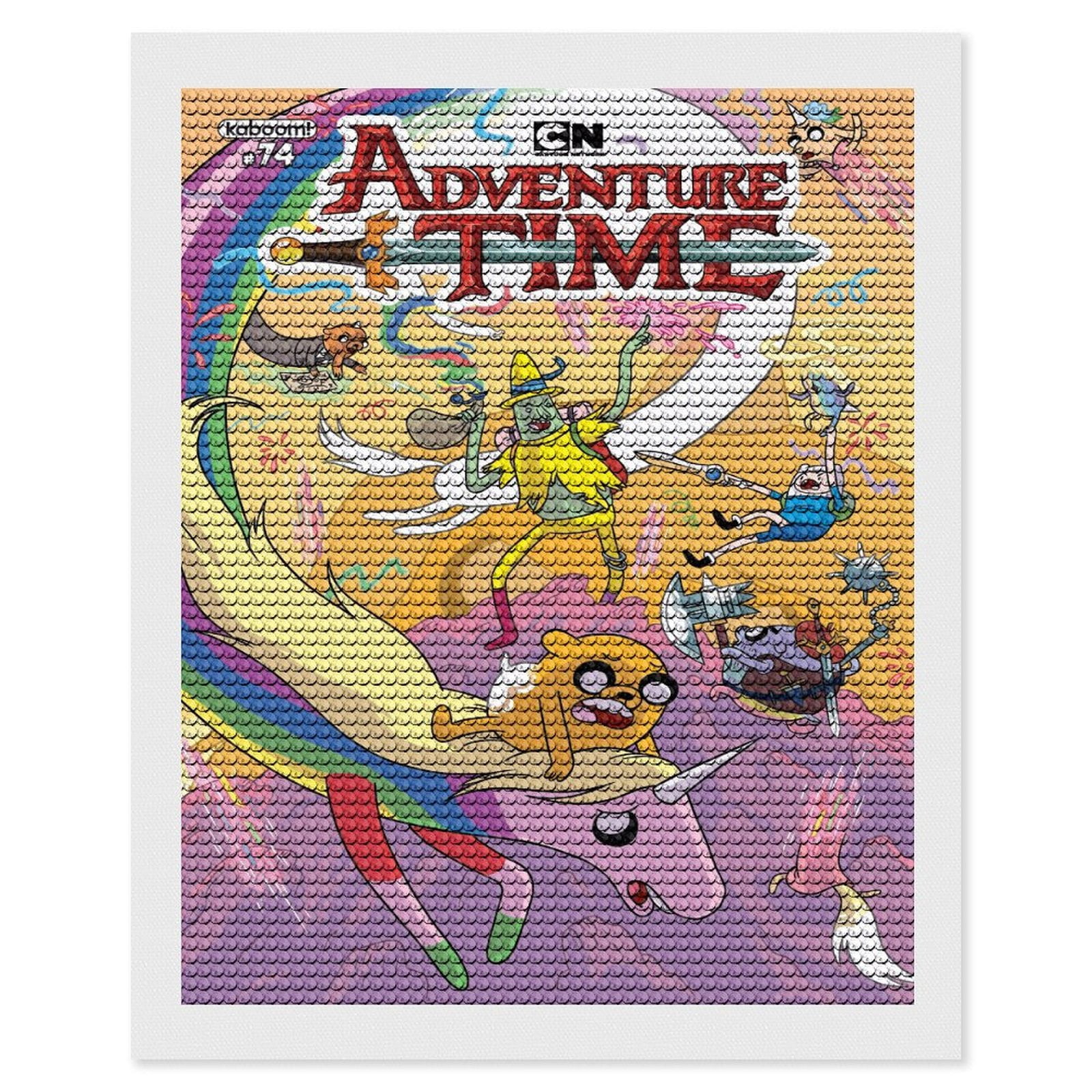 Adventure Time Jake The Dog Diamond Art Kits for Adults Beginners Round ...
