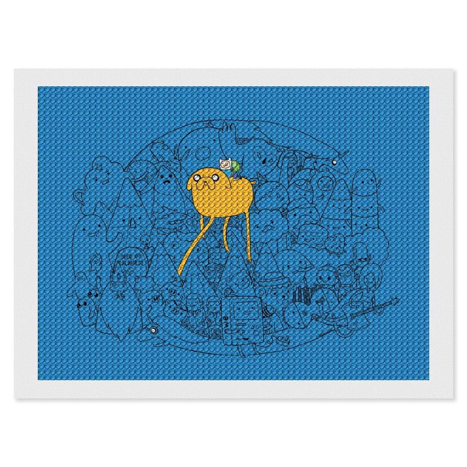 Adventure Time Jake The Dog Diamond Art Kits for Adults Beginners Round ...