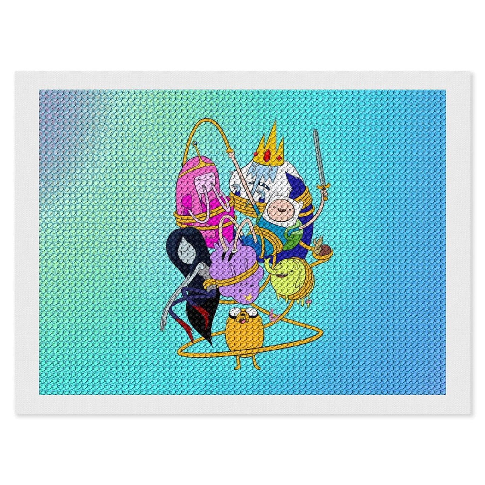 Adventure Time Jake The Dog Diamond Art Kits for Adults Beginners Round ...
